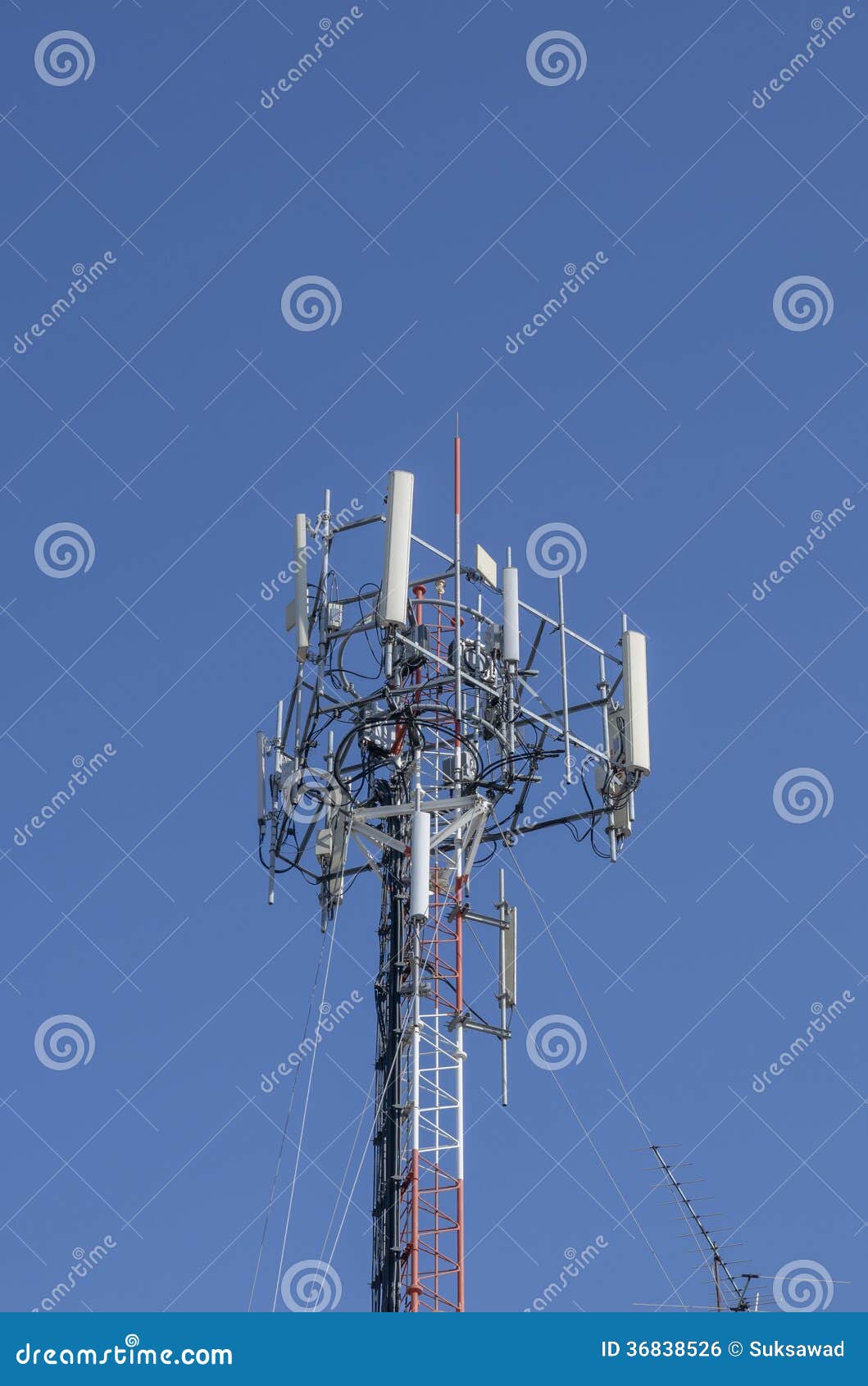 Mobile Base Station,Radio Relay Link Stock Photo - Image of cellular ...