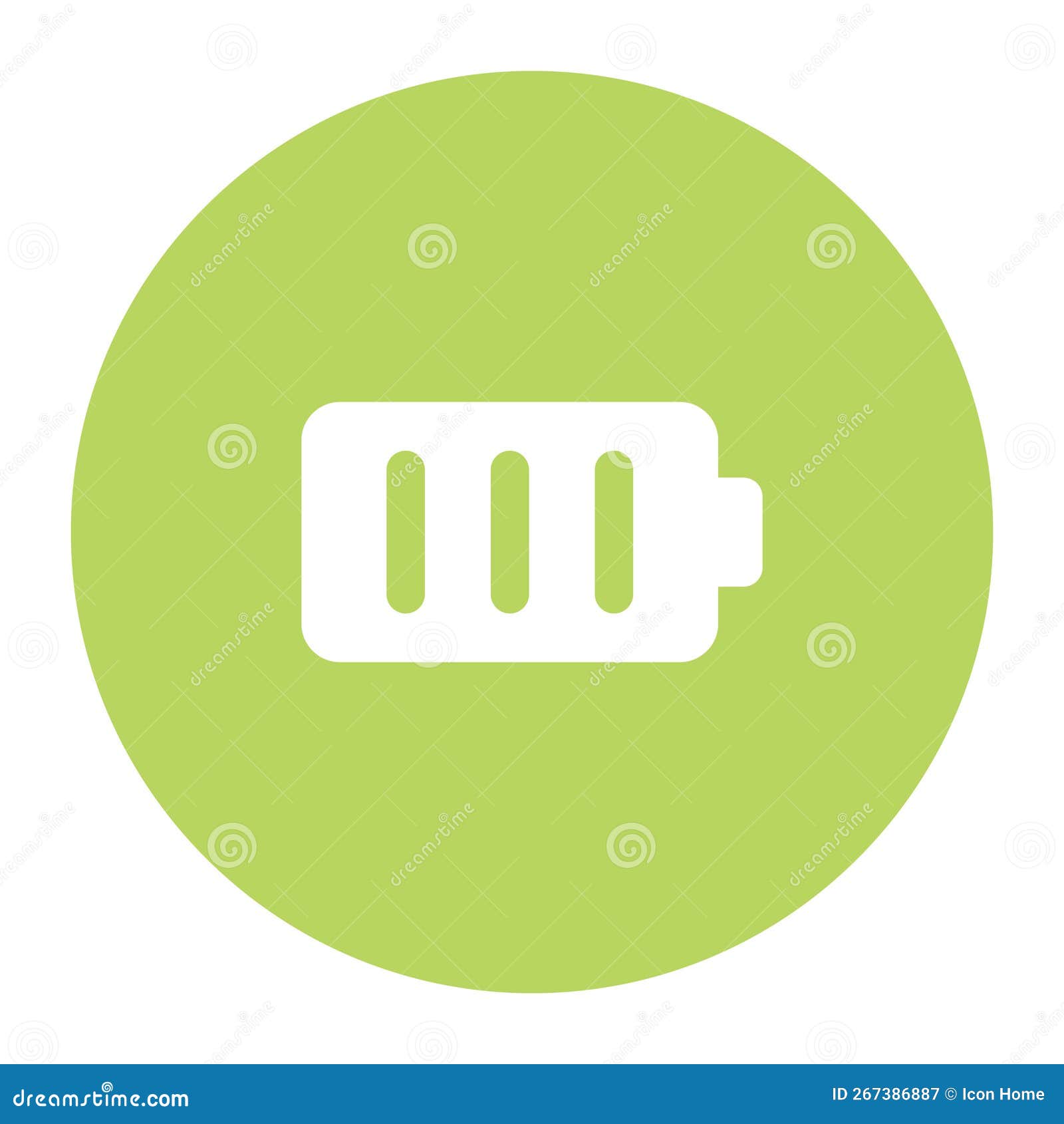 Mobile Battery Vector in Solid Style, Full Battery Icon Stock Vector ...