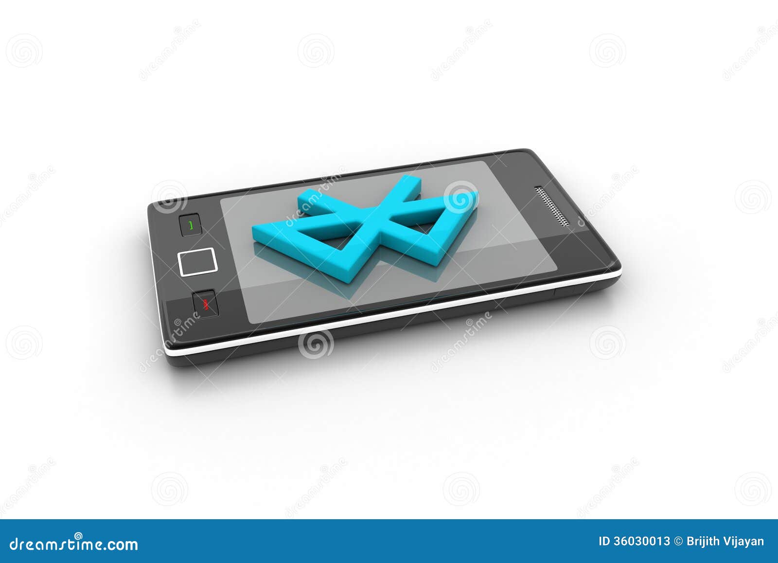Mobile with Bluetooth Connectionc Editorial Stock Photo - Illustration ...