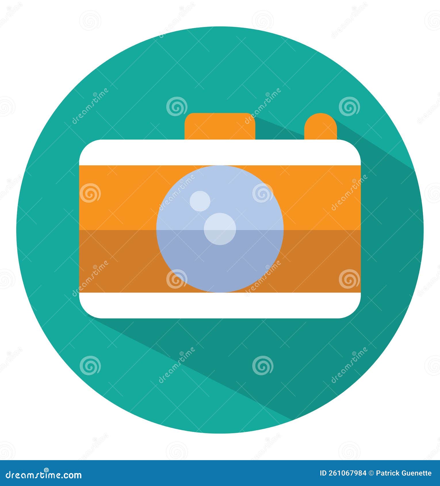 Mobile camera, icon stock vector. Illustration of display - 261067984