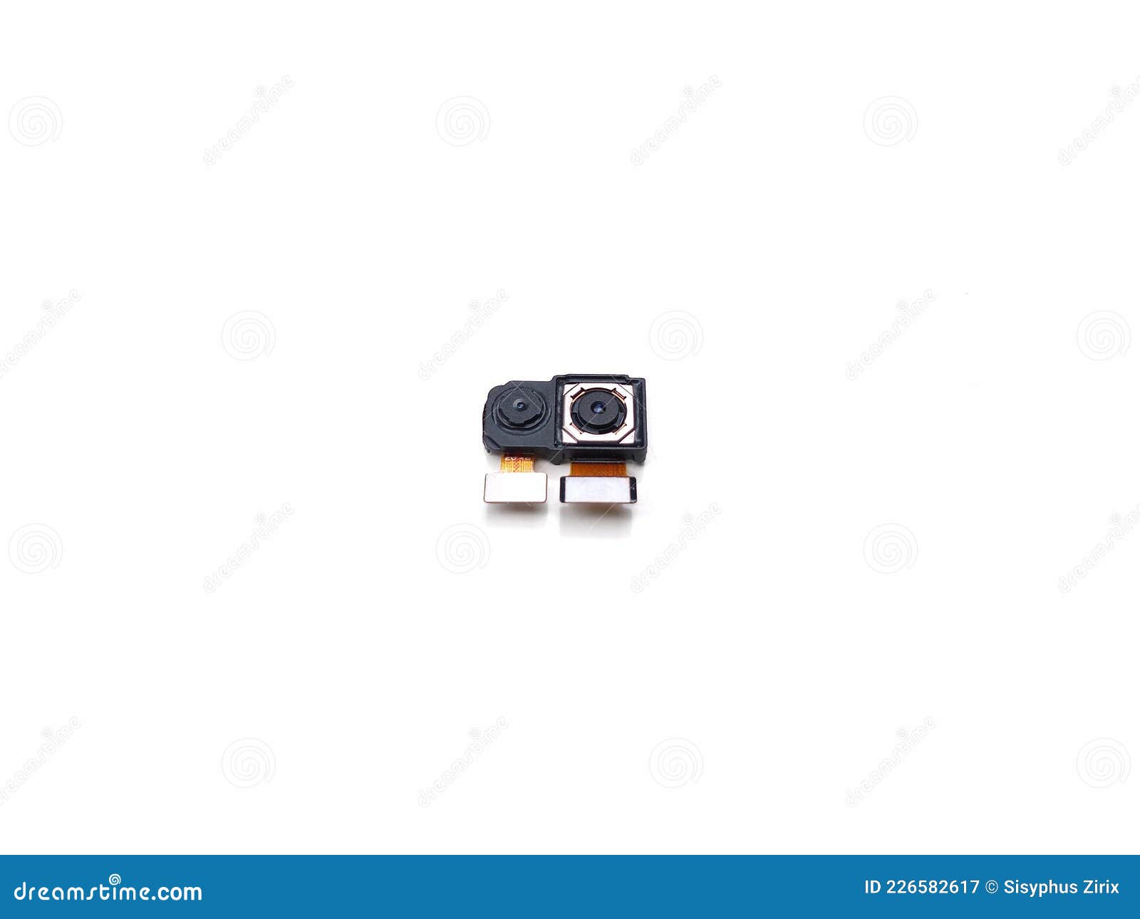 Mobile Camera Parts Isolated on White Background, Single Object Stock ...