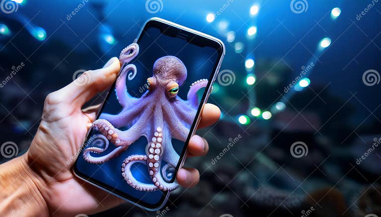 Mobile Capturing Image and Showing Information of Octopus on the ...
