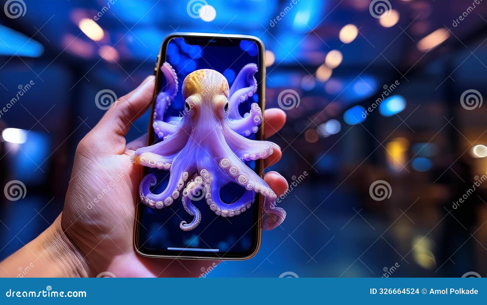 Mobile Capturing Image and Showing Information of Octopus on the ...