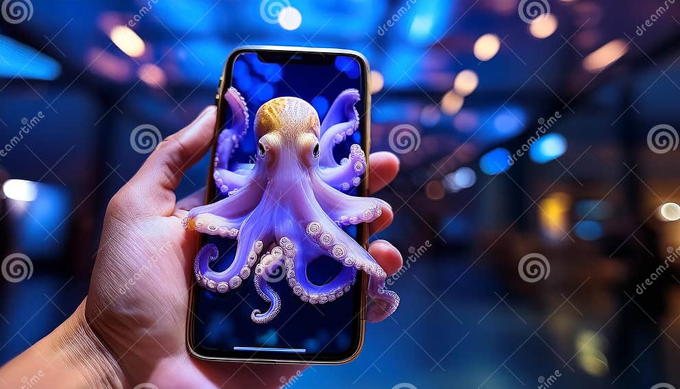 Mobile Capturing Image and Showing Information of Octopus on the ...