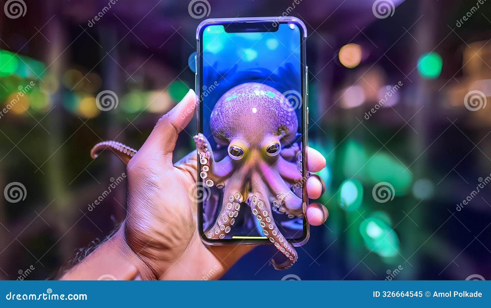 Mobile Capturing Image and Showing Information of Octopus on the ...