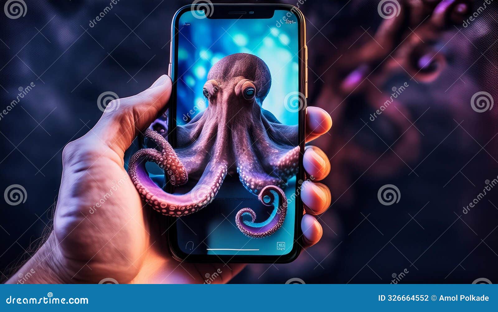 Mobile Capturing Image and Showing Information of Octopus on the ...