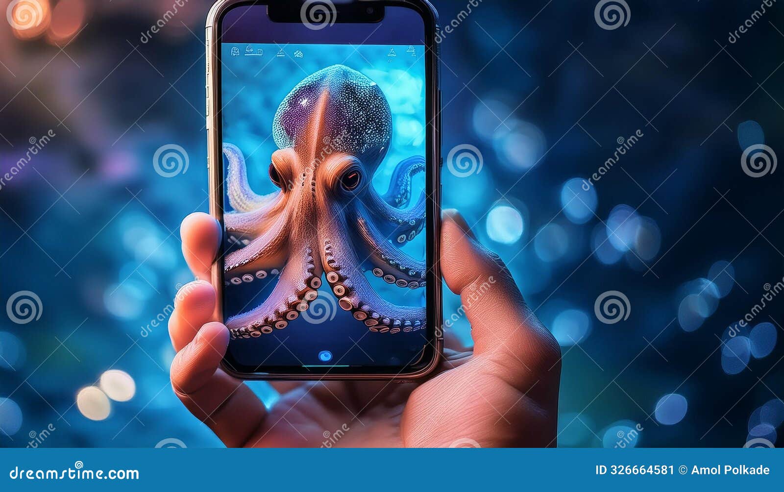 Mobile Capturing Image and Showing Information of Octopus on the ...