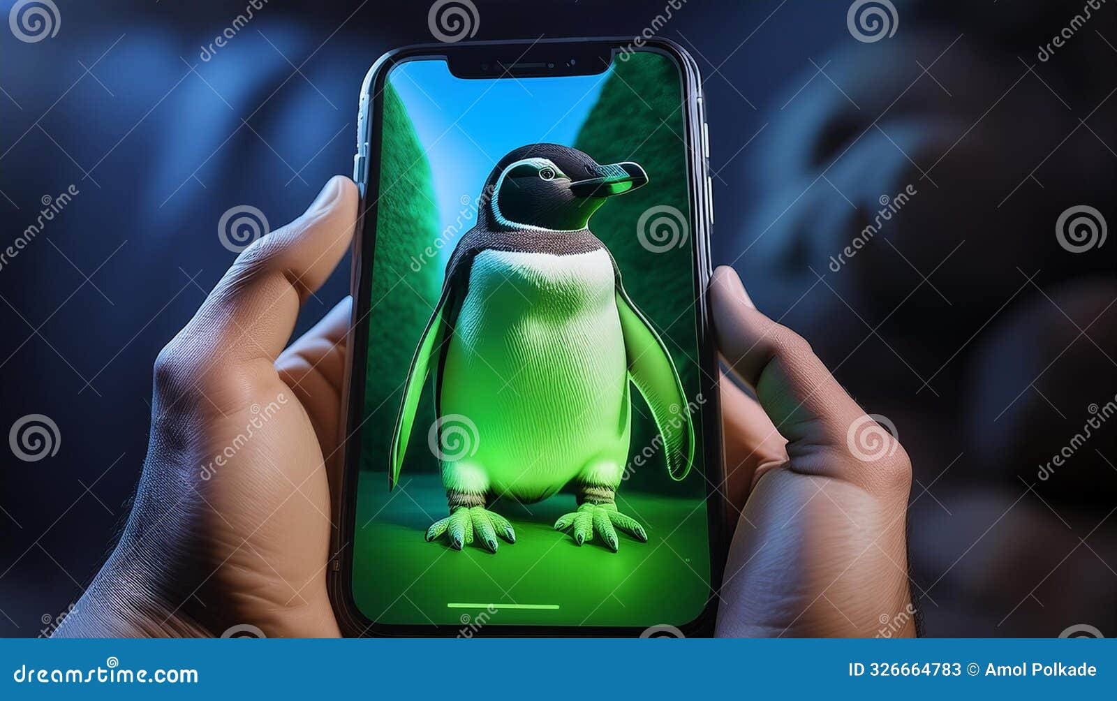 Mobile Capturing Image and Showing Information of Penguin on the ...