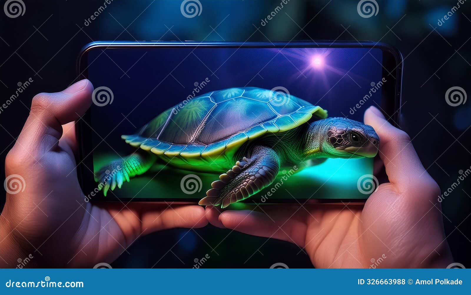 Mobile Capturing Image and Showing Information of Turtle on the Display ...