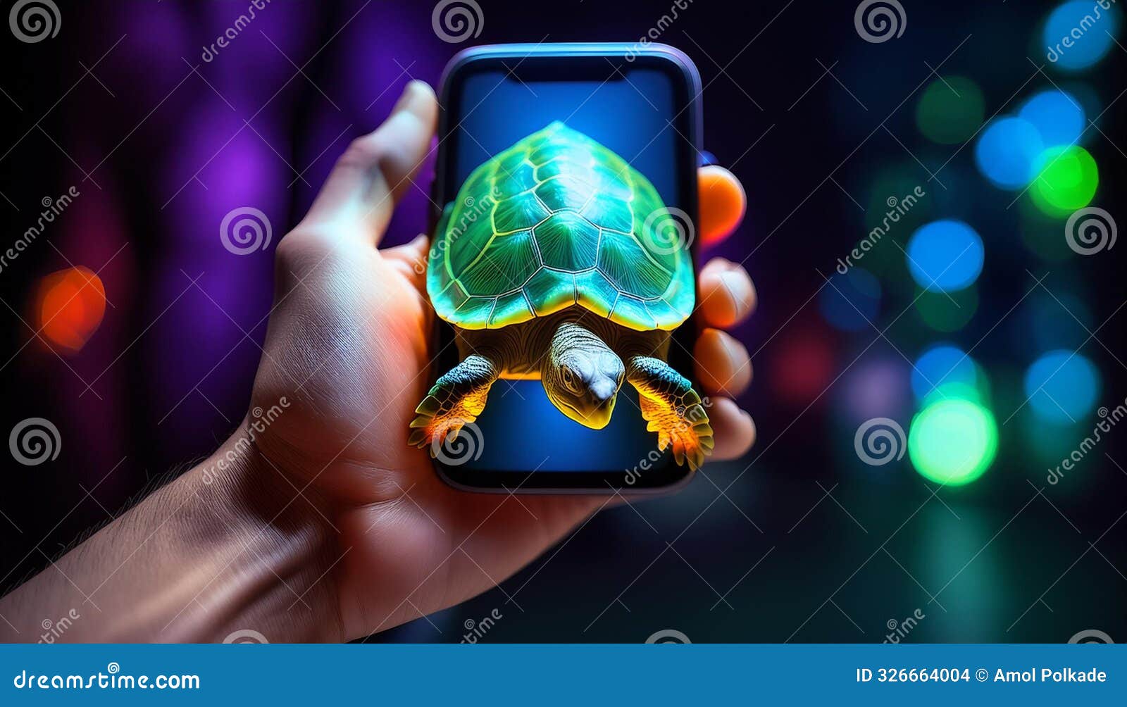 Mobile Capturing Image and Showing Information of Turtle on the Display ...
