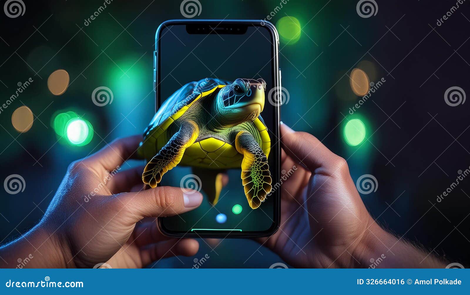 Mobile Capturing Image and Showing Information of Turtle on the Display ...