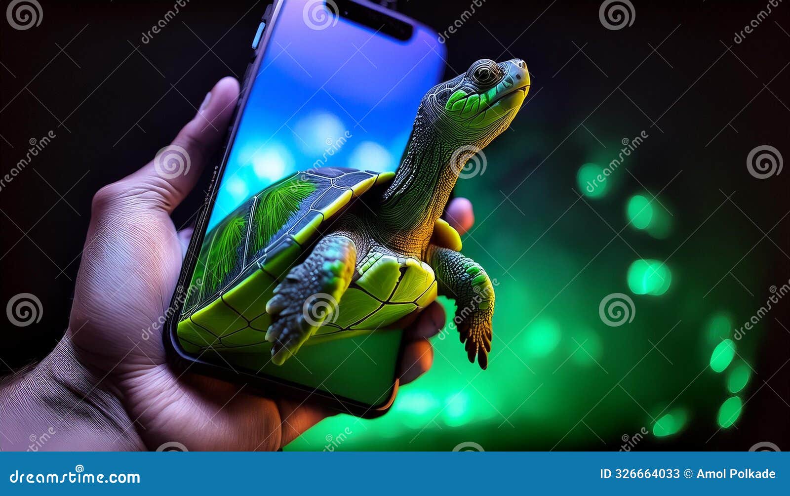 Mobile Capturing Image and Showing Information of Turtle on the Display ...