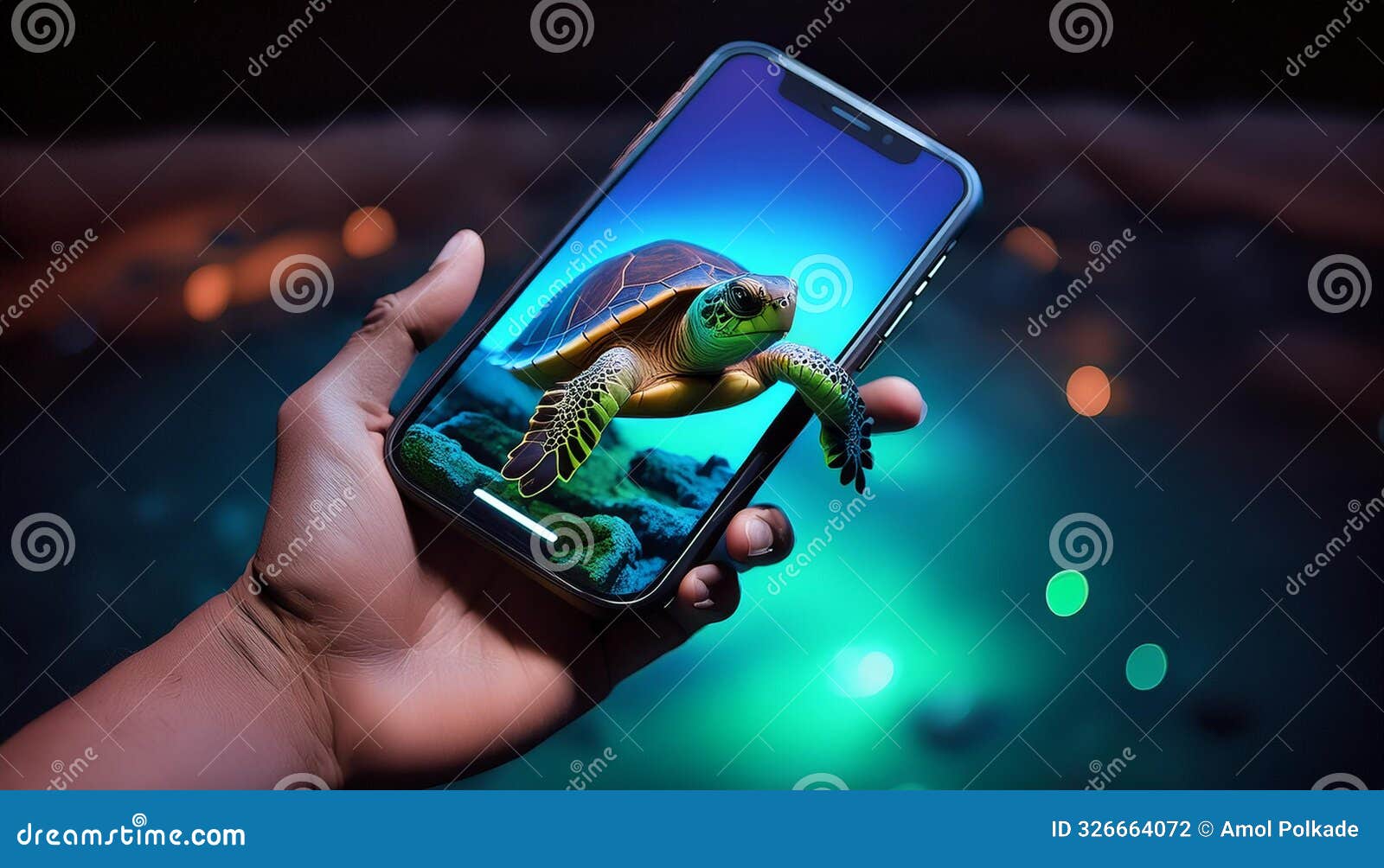 Mobile Capturing Image and Showing Information of Turtle on the Display ...