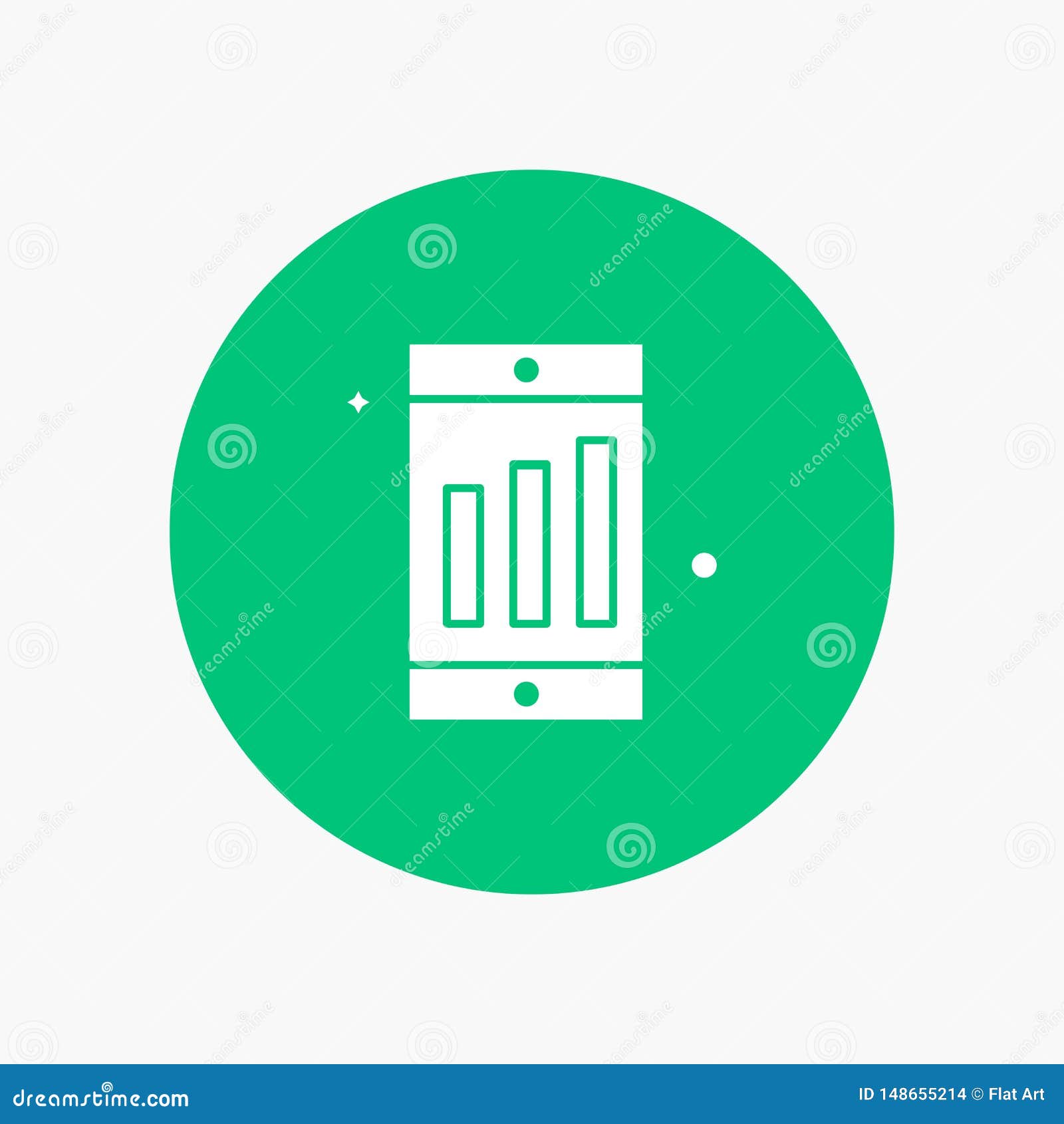 Mobile, Cell, Chart stock vector. Illustration of modern - 148655214