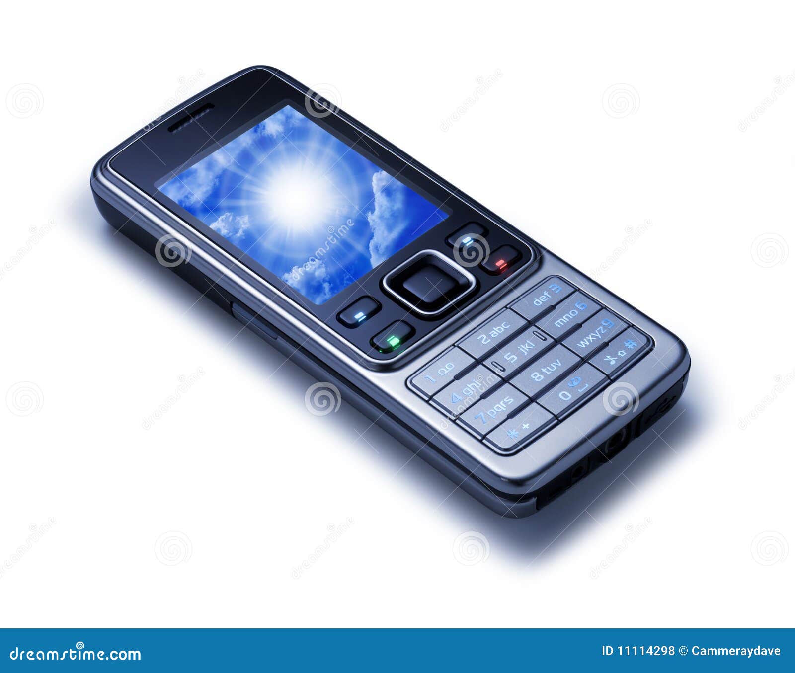 Mobile Cell Phone Isolated Royalty Free Stock Photos - Image: 11114298
