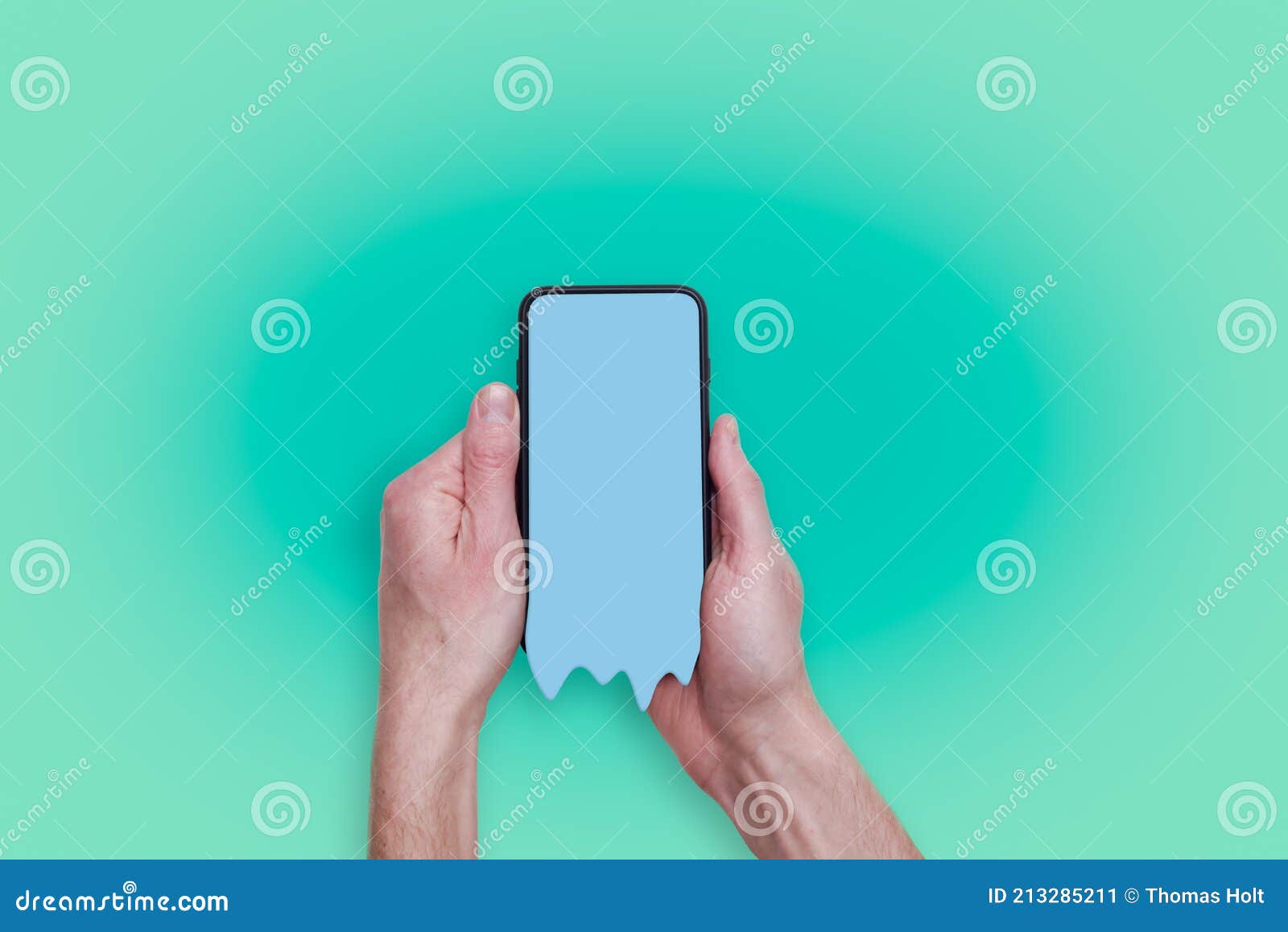 Mobile Cell Phone is Melting from Overuse and Spend Too Much Time on ...