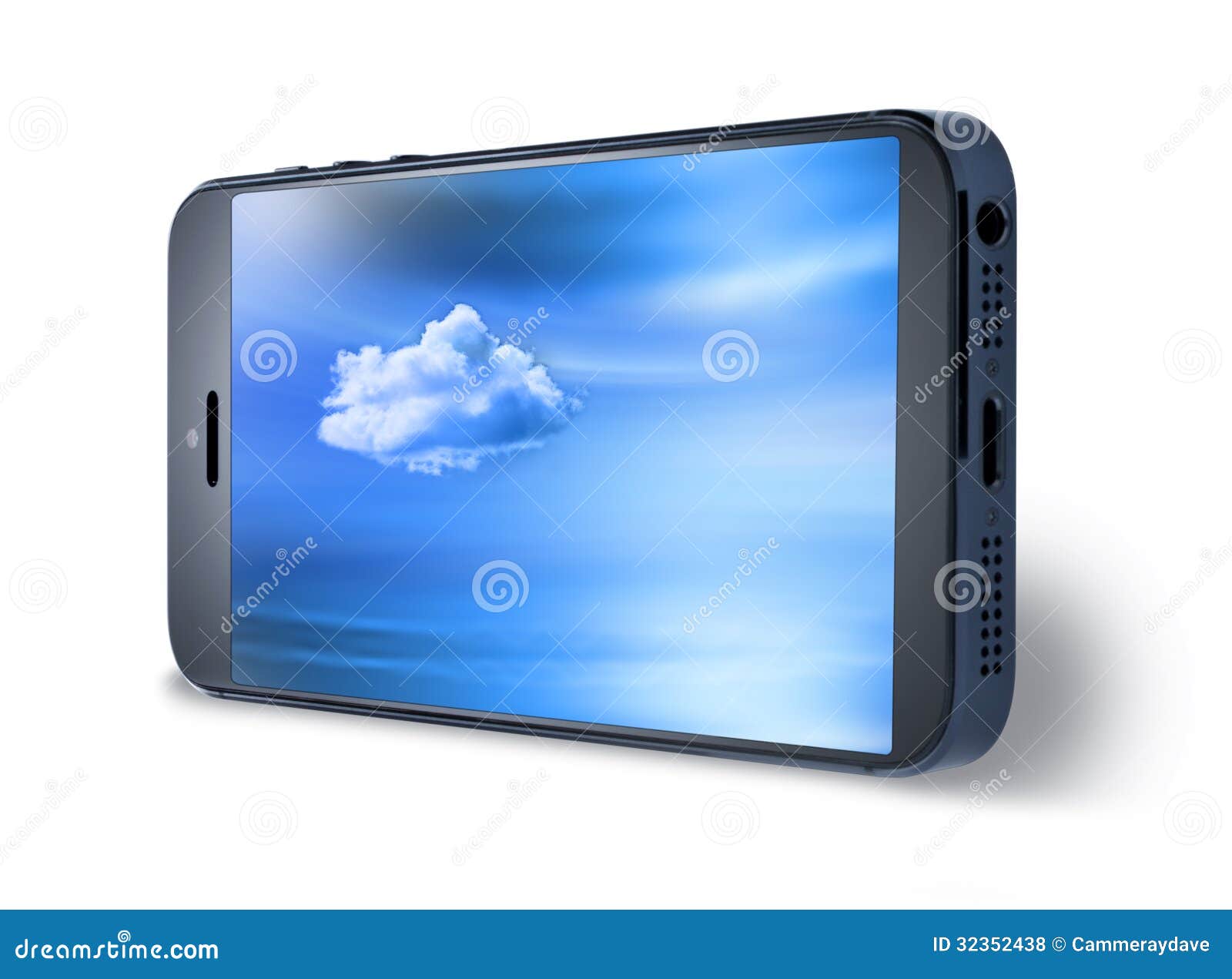 Cellular Device On Its Side