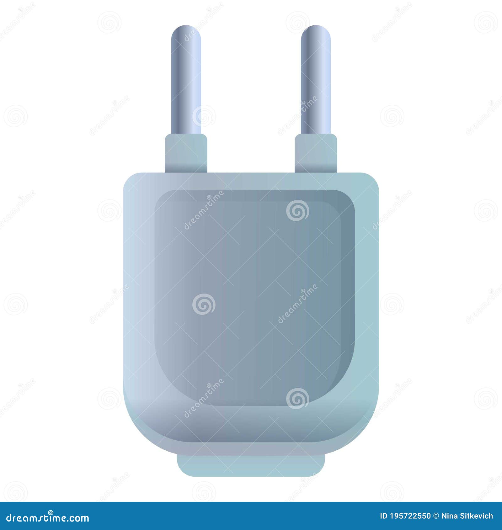 Usb Mobile Charger Icon Line Style. Electric Cable Power Supply For ...