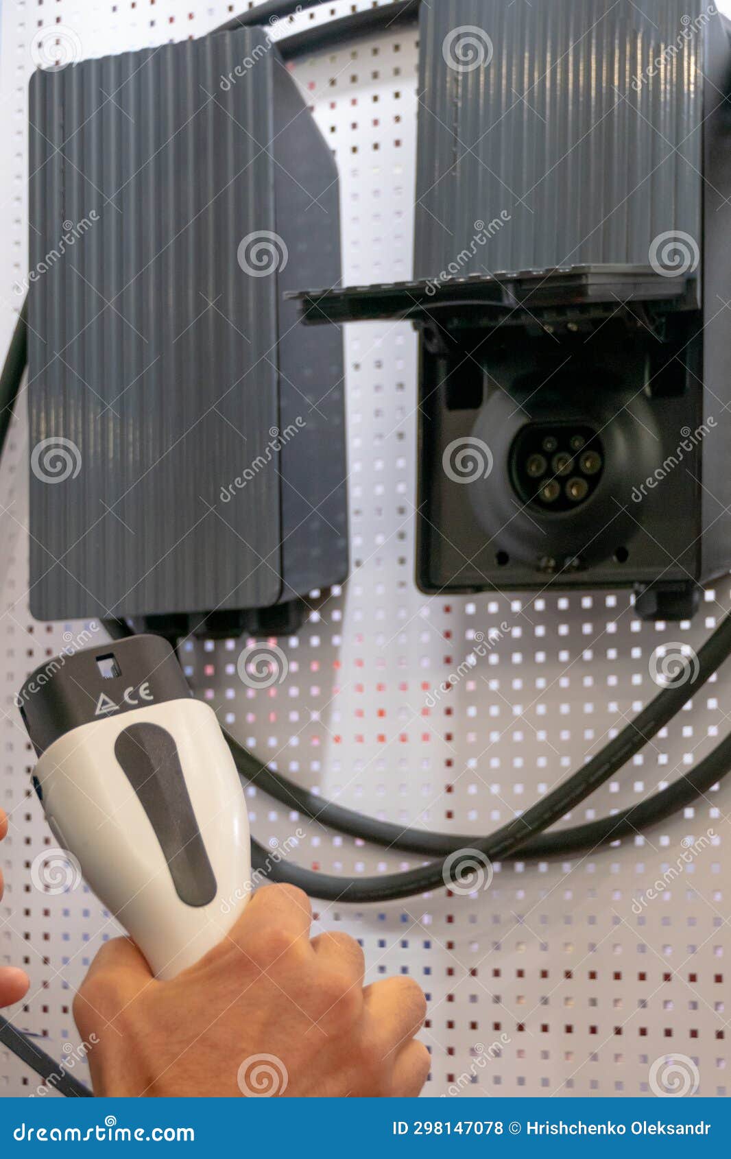 Mobile Charging Station for Electric Cars Stock Photo - Image of ...