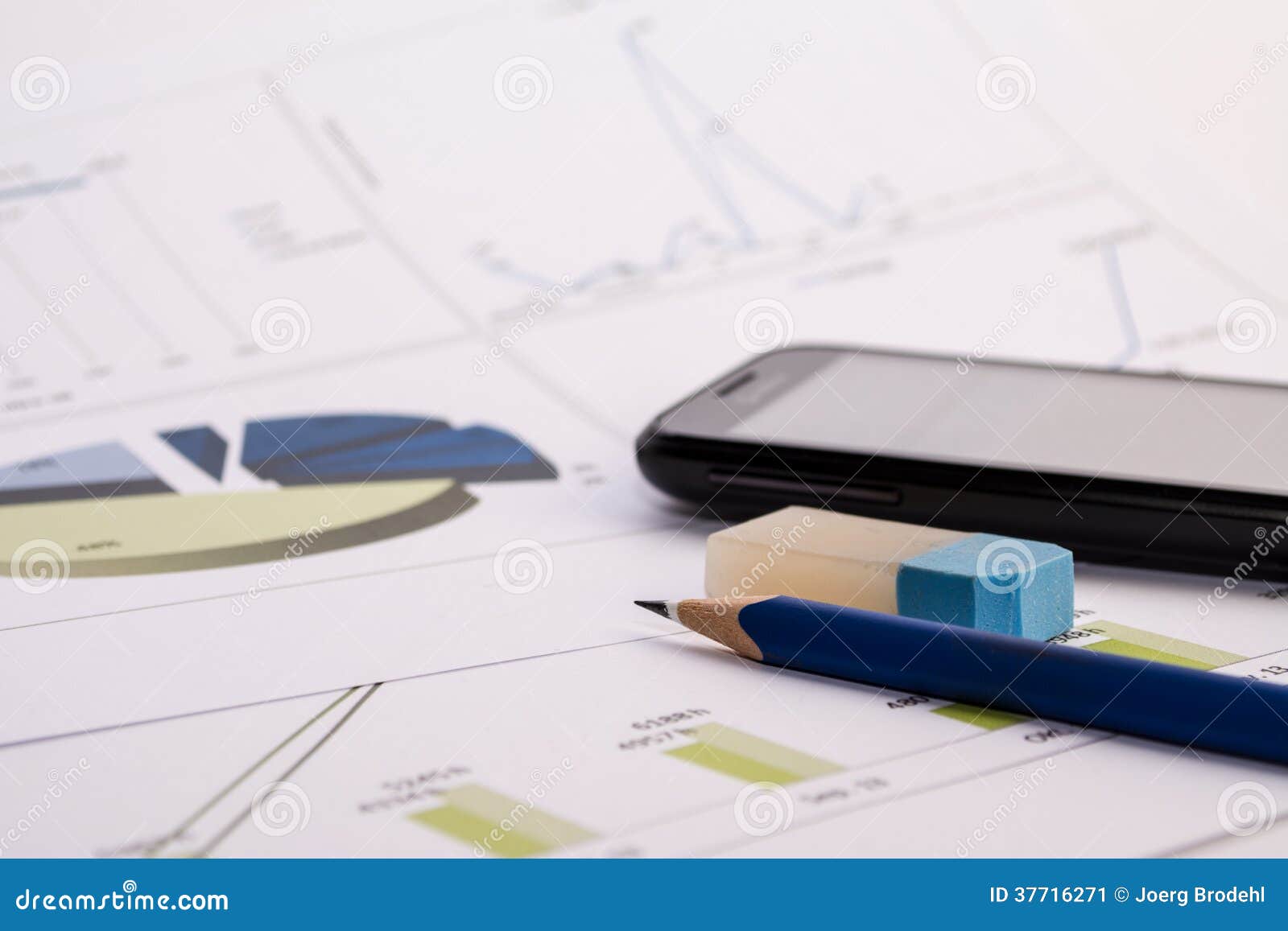 Mobile with chart stock image. Image of manager, schedule - 37716271
