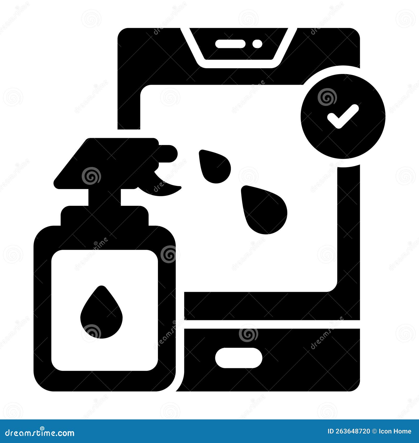 Mobile Cleaning Modern Concepts Design, Premium Quality Vector ...