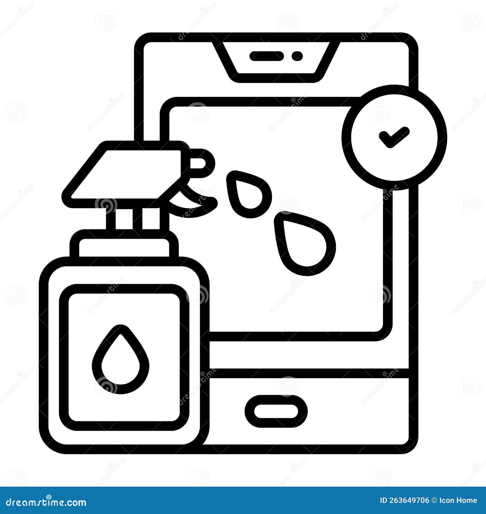 Mobile Cleaning Modern Concepts Design, Premium Quality Vector ...