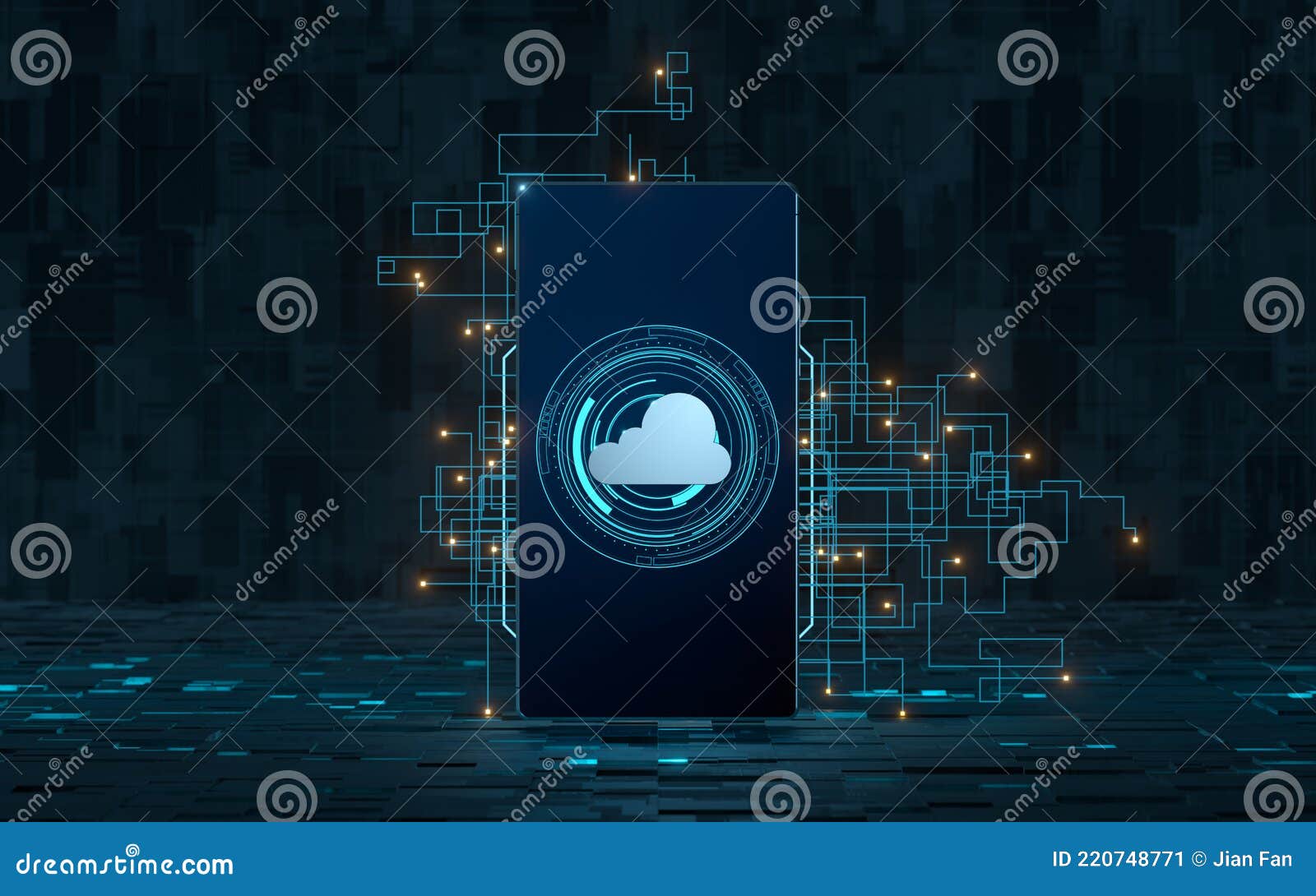 Mobile and Cloud Computing, Subject of Science and Technology, 3d ...