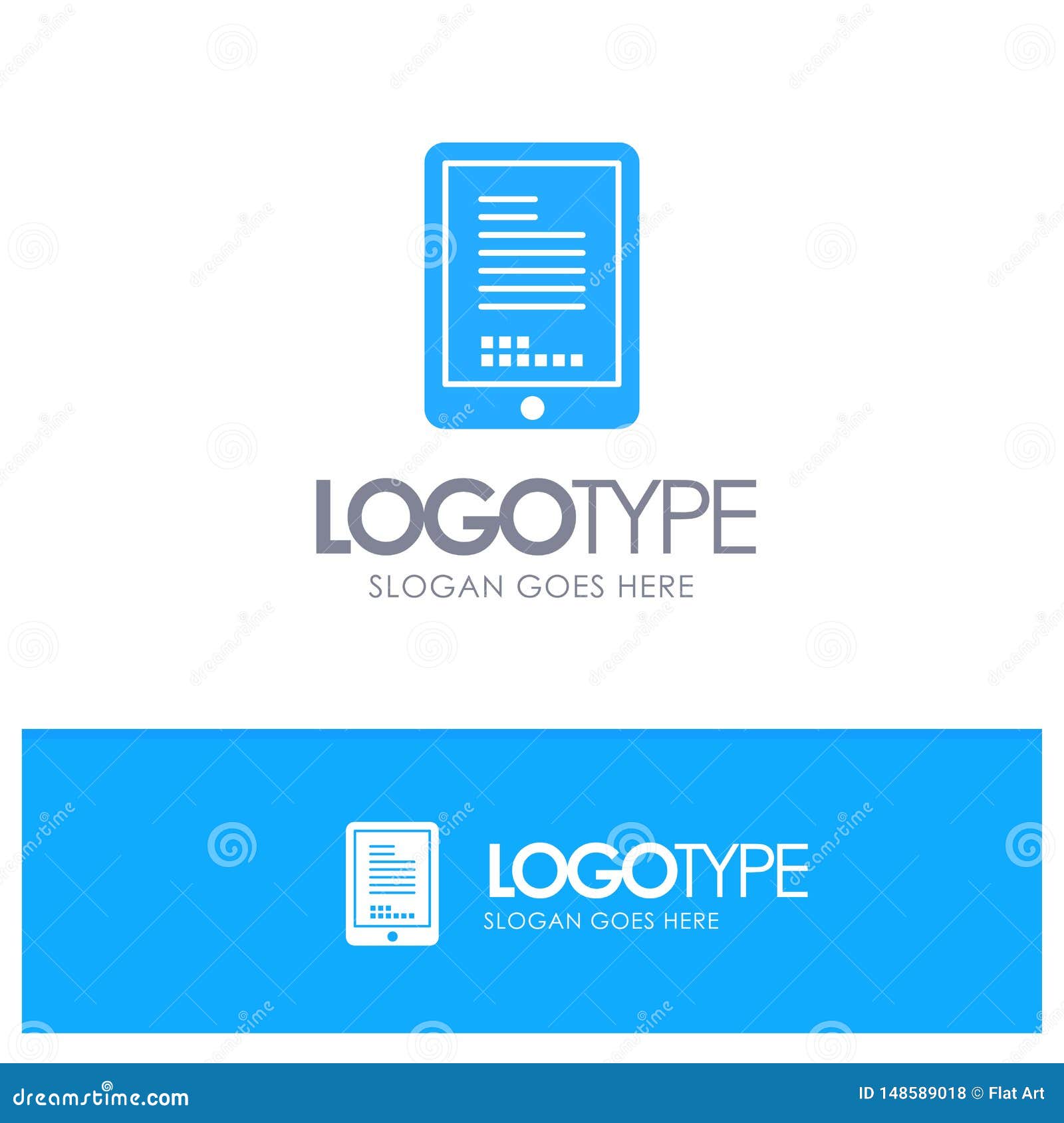 Mobile, Coding, Hardware, Cell Blue Logo Vector Stock Vector ...