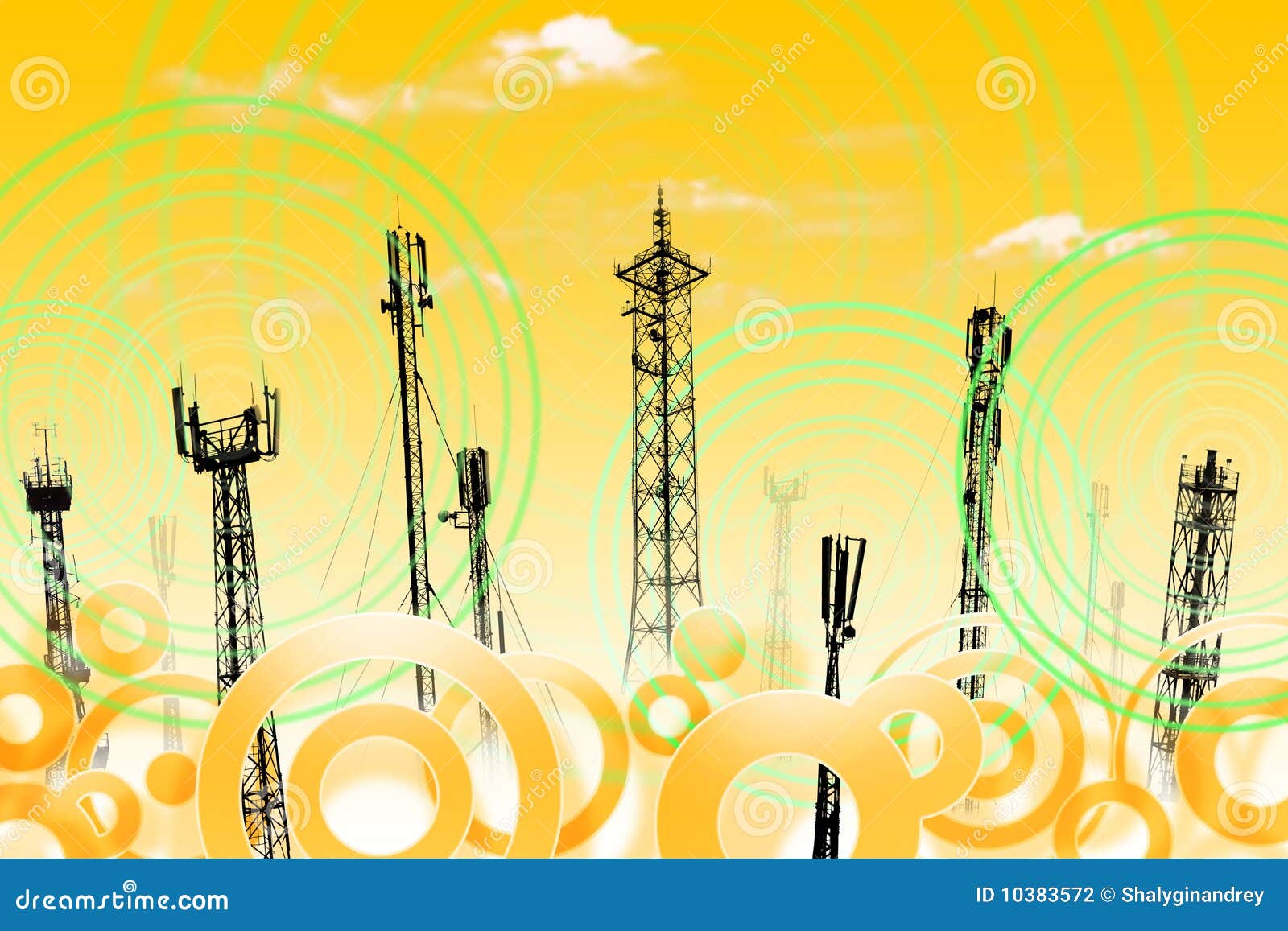 Mobile communication stock illustration. Illustration of white - 10383572