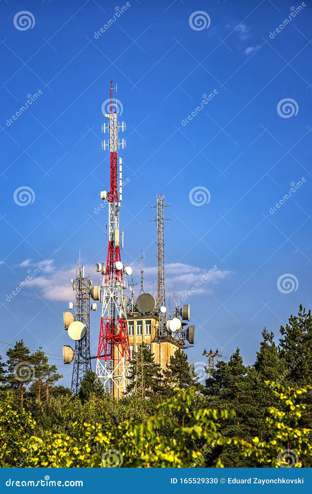 Mobile Communication Towers for Mobile Communications and the Stock ...