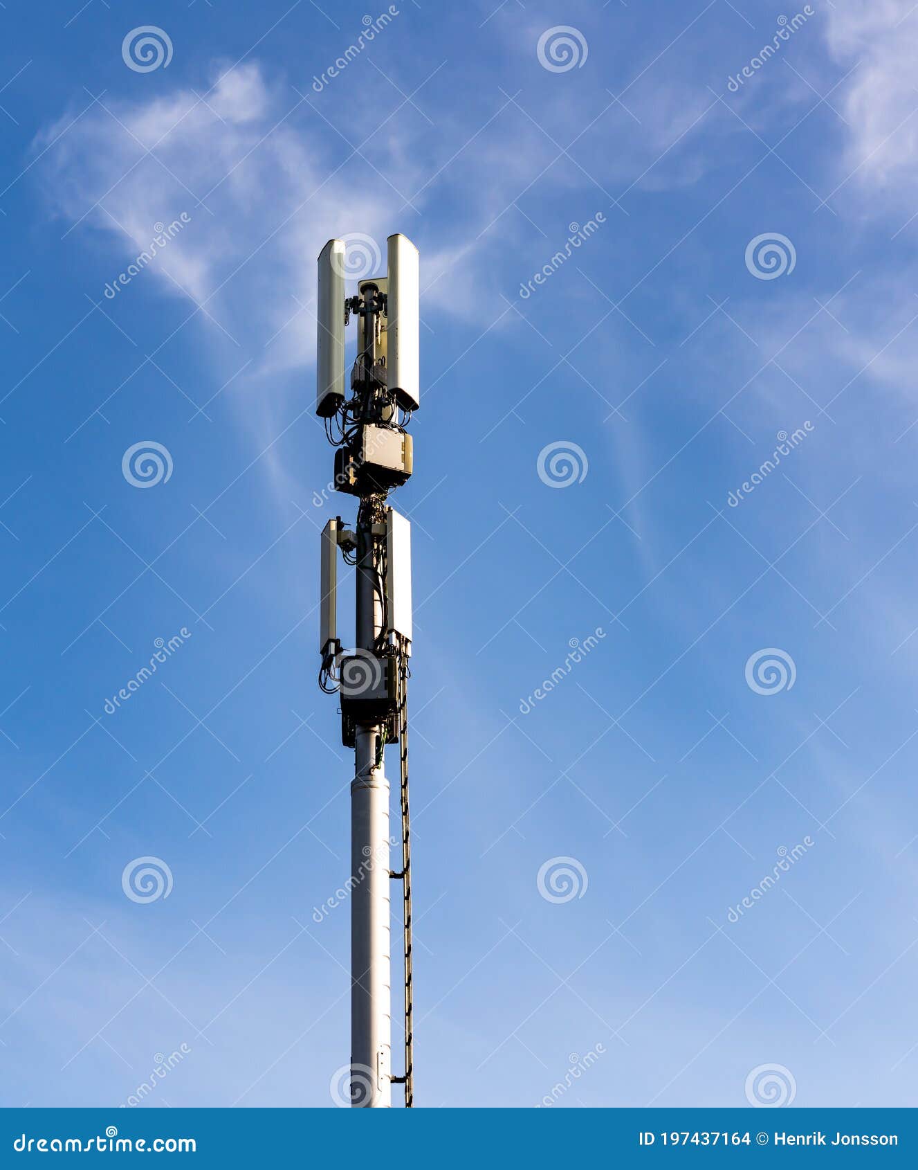 Communications Mast Warship - Missile Destroyer Stock Image ...