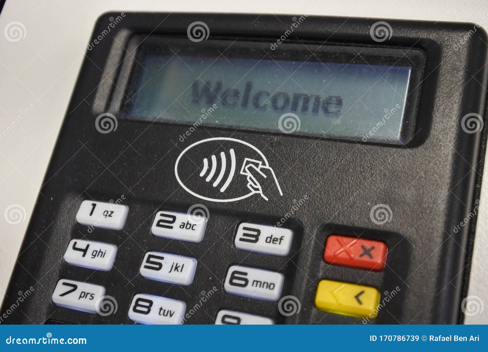 Mobile Contactless Payment Terminal Reader System Editorial Stock Image ...