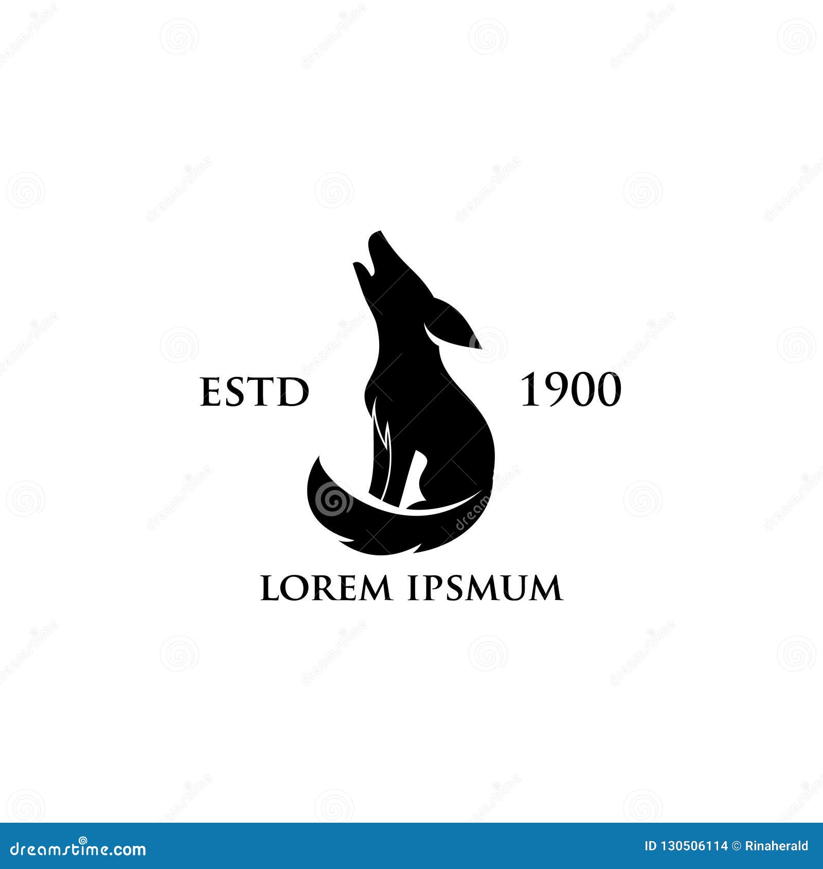 Coyote Logo Icon Designs Vector Stock Illustration - Illustration of ...
