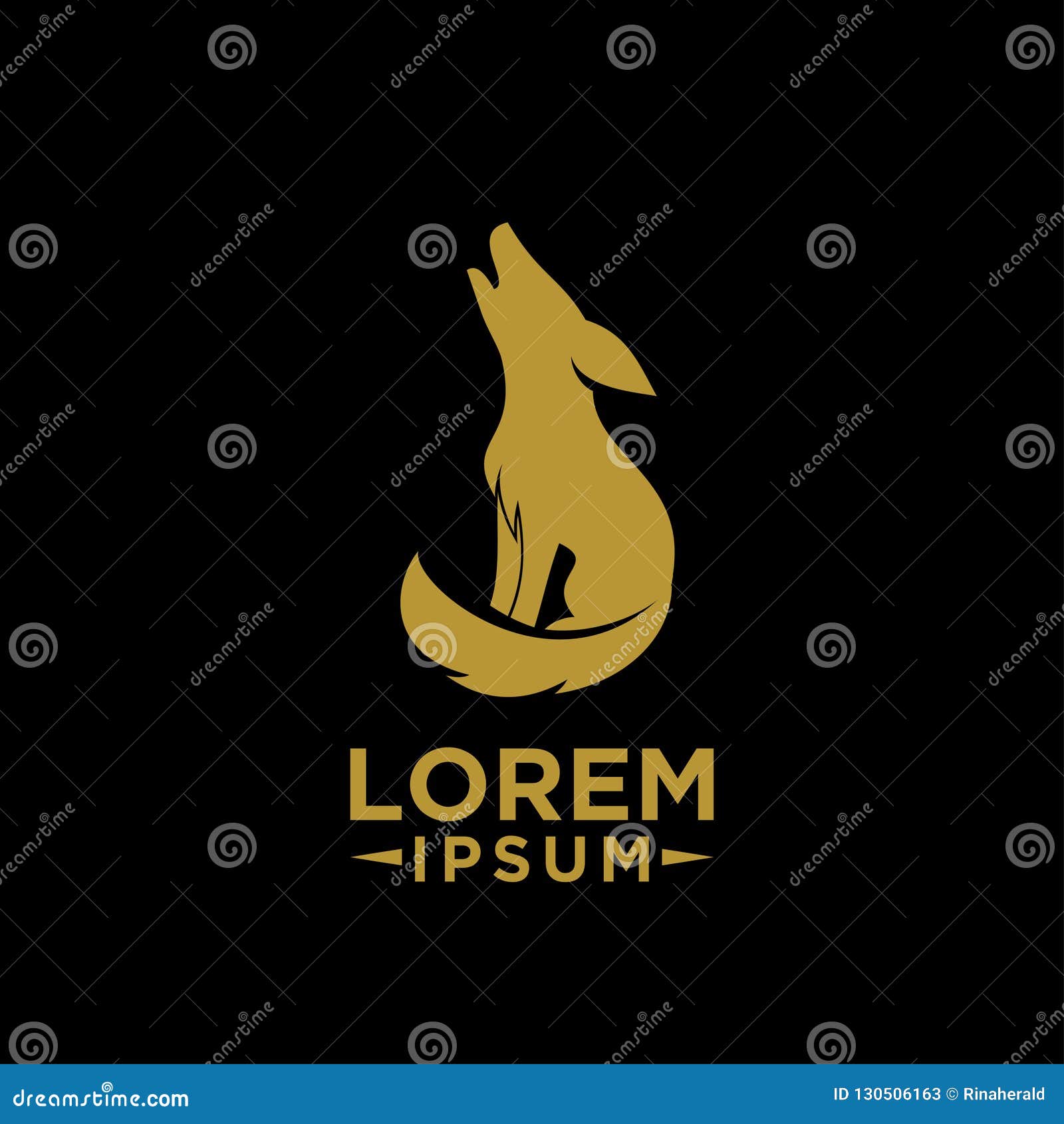 Coyote Logo Icon Designs Vector Stock Illustration - Illustration of ...