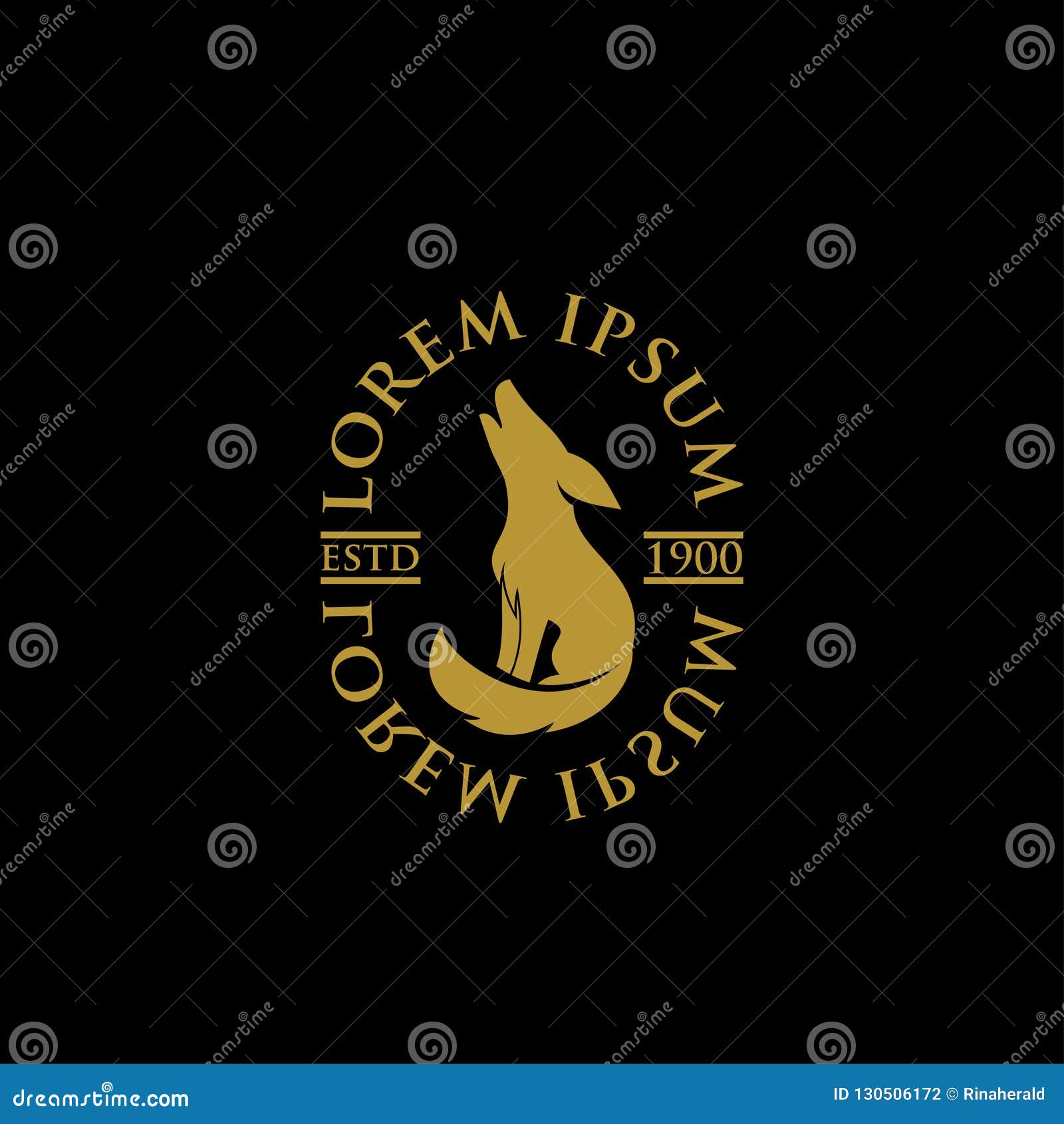 Coyote Logo Icon Designs Vector Stock Illustration - Illustration of ...