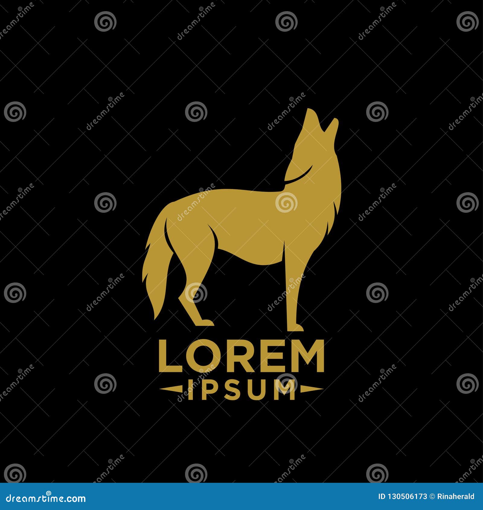 Coyote Logo Icon Designs Vector Stock Illustration - Illustration of ...