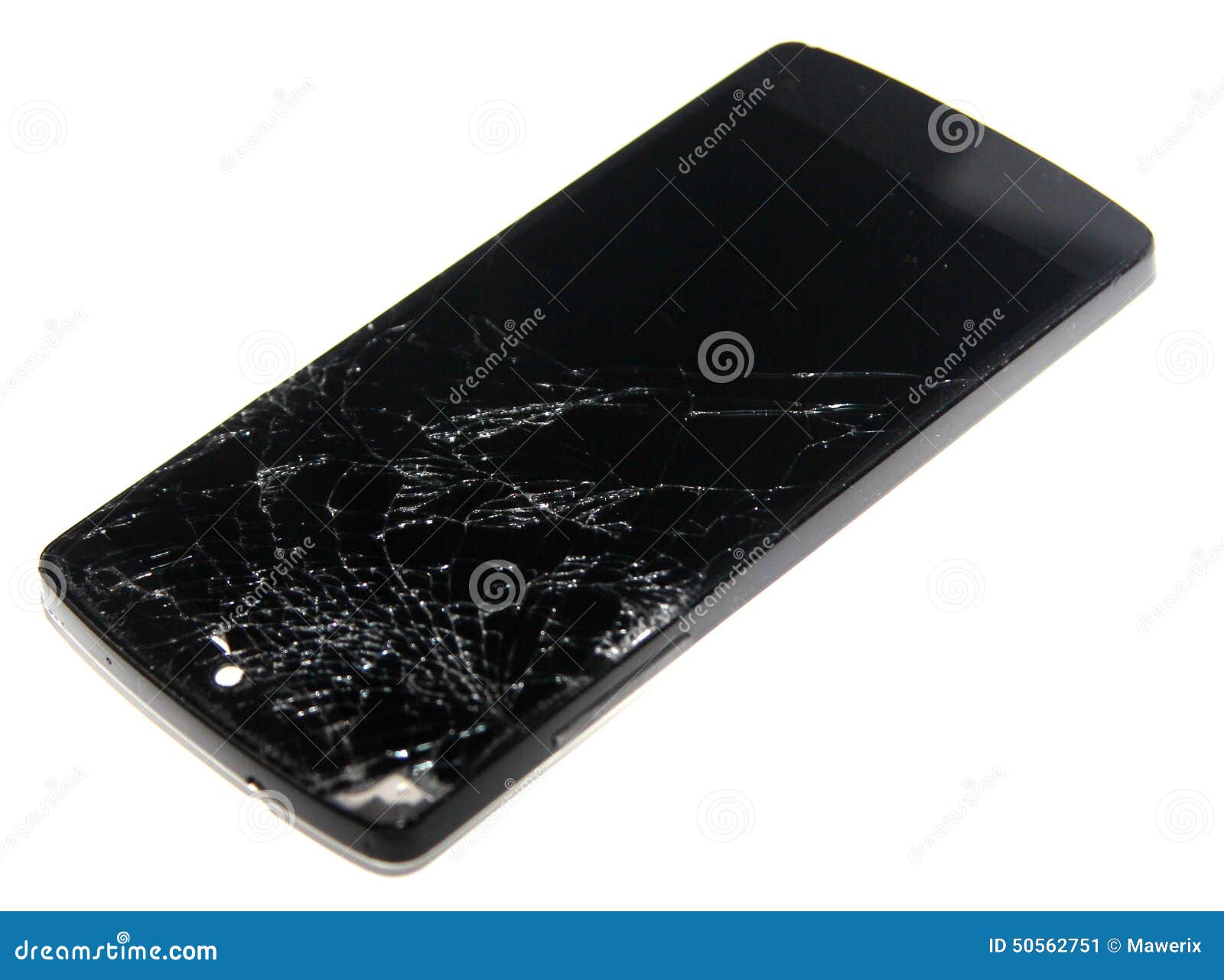 Mobile with crashed screen stock image. Image of communication - 50562751