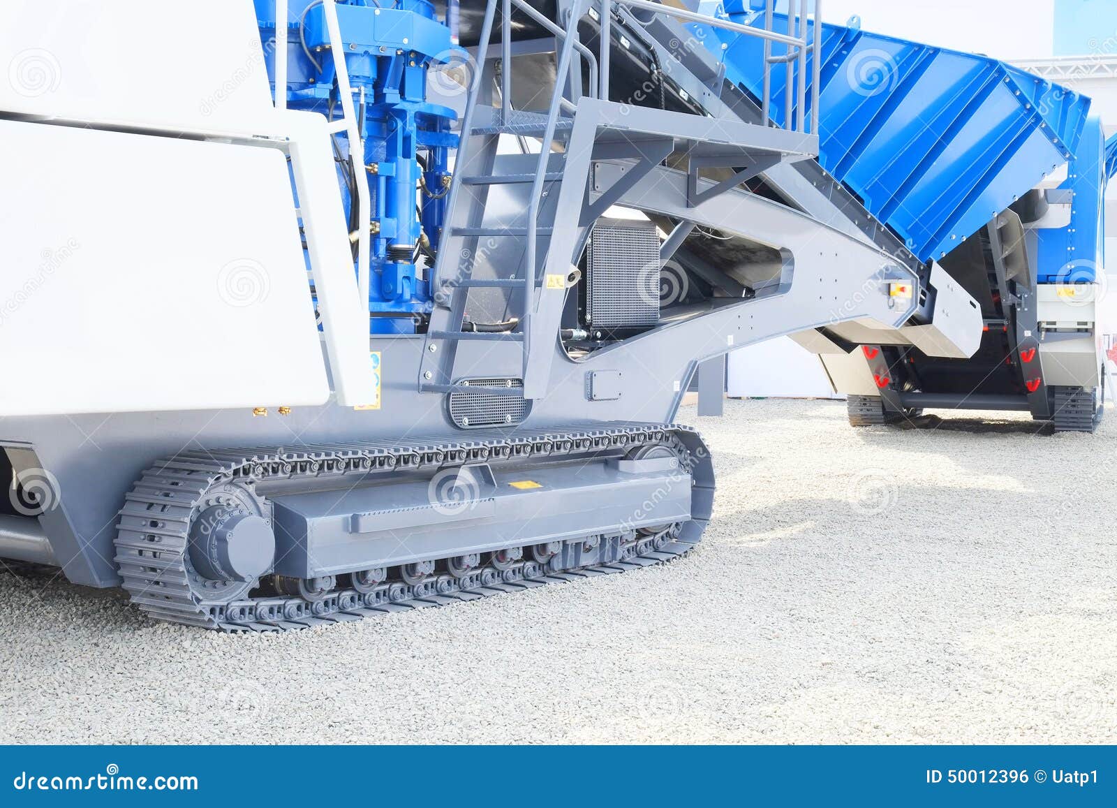 Mobile crusher stock photo. Image of profit, heavy, quarry - 50012396