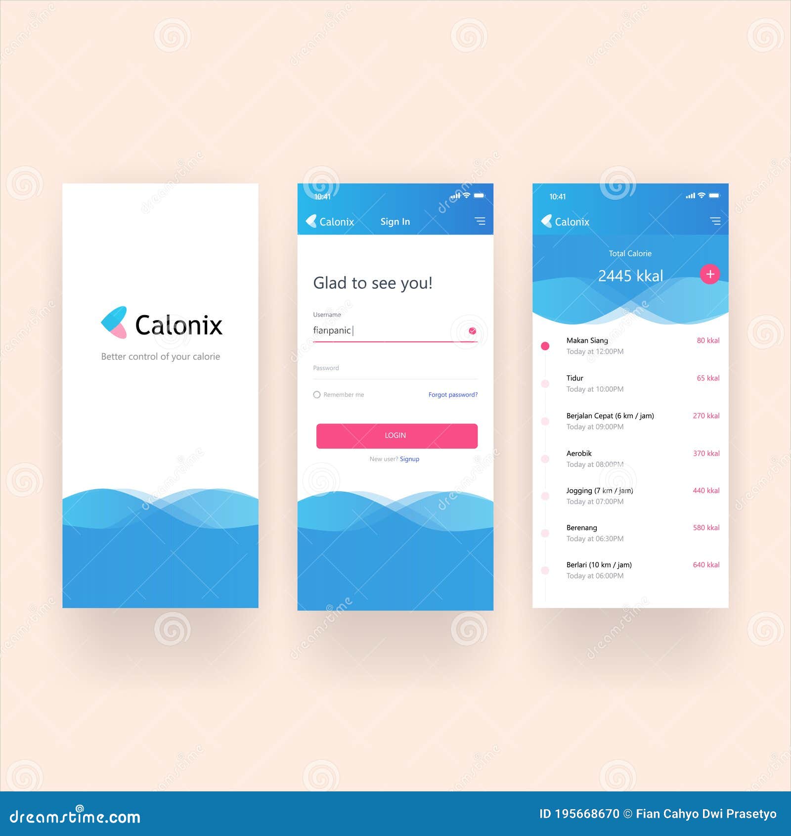 Mobile Dashboard Template Gradient Free Vector Stock Vector ...