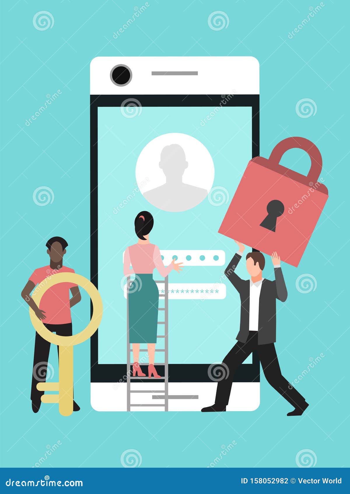 Mobile Data Protection Phone Security Privacy Access With Password
