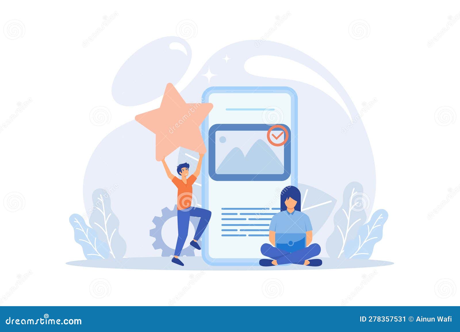 Mobile Design and Development Illustration. Developers Prototyping ...