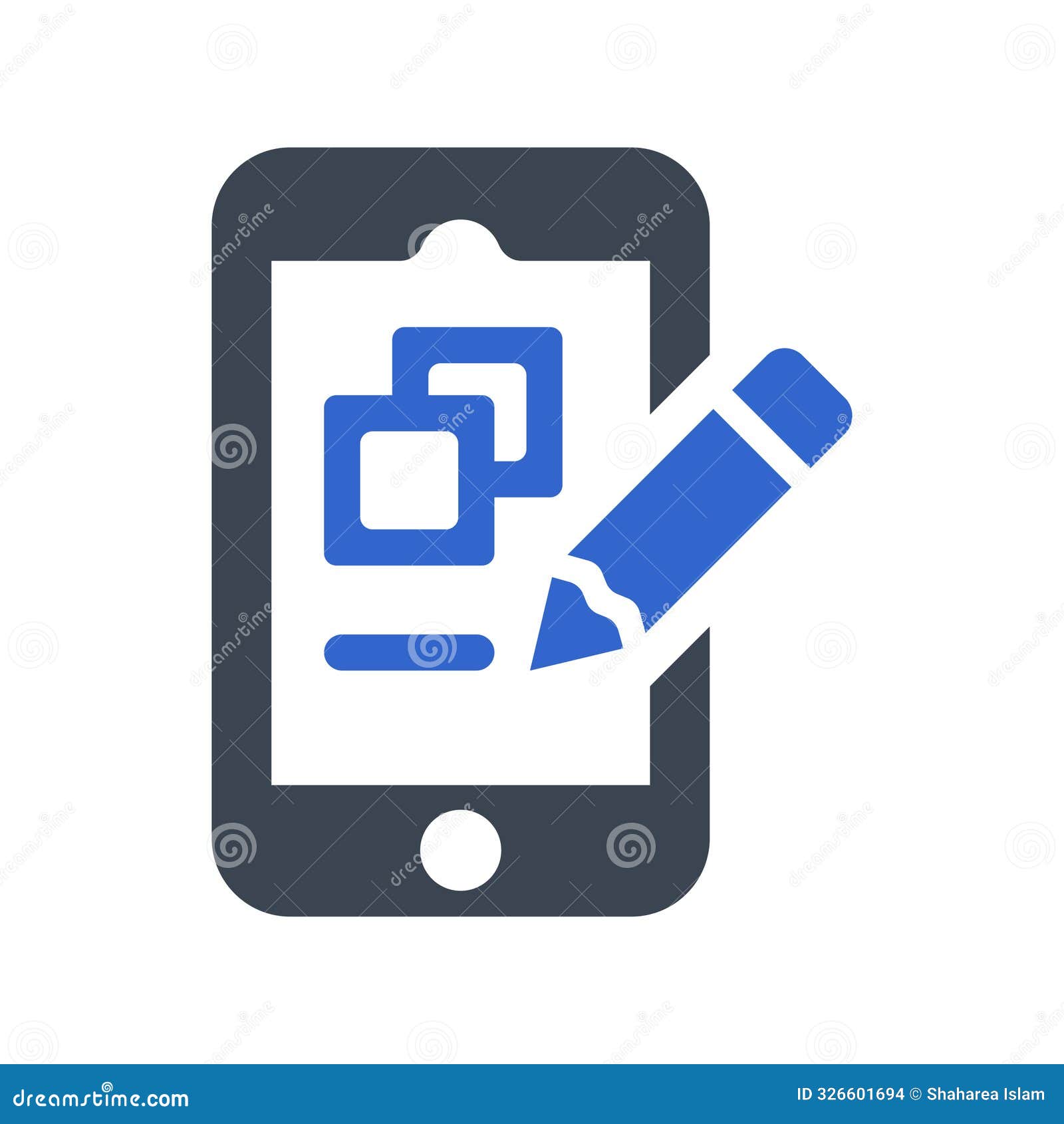 Mobile App UI Or UX Design With Different Login Screen. Royalty-Free ...