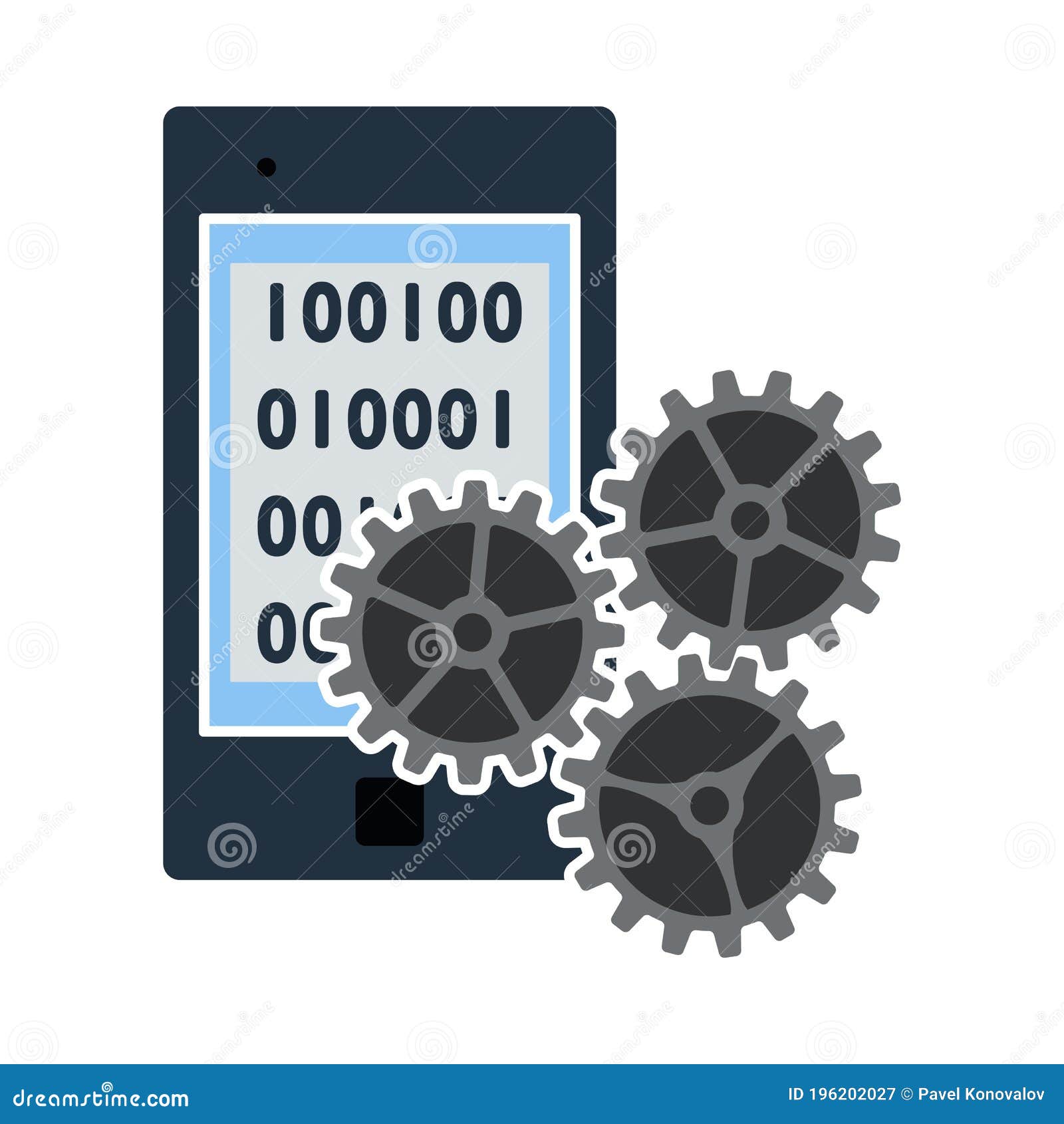 Mobile Development Icon stock vector. Illustration of design - 196202027
