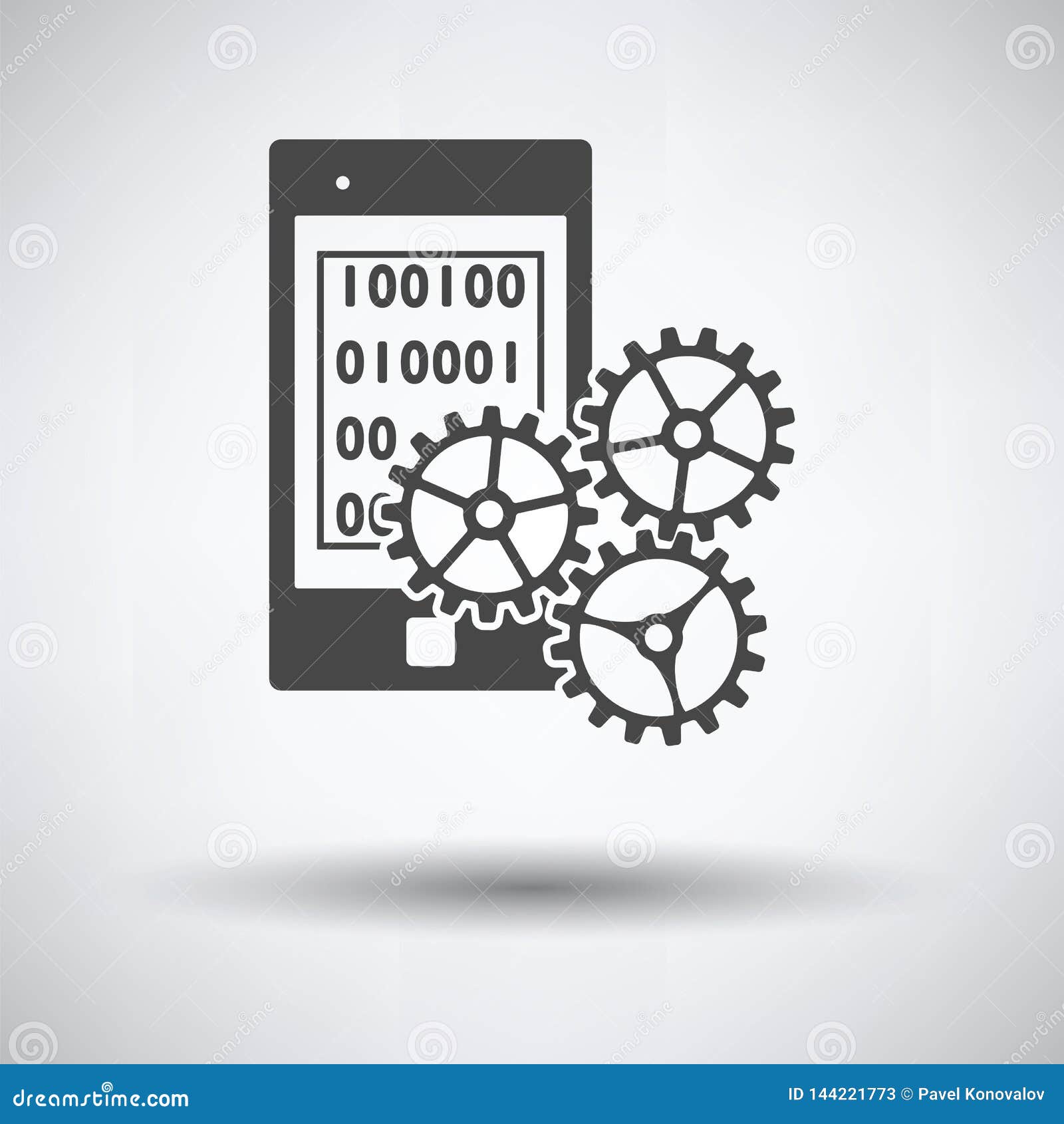 Mobile Development Icon stock vector. Illustration of device - 144221773