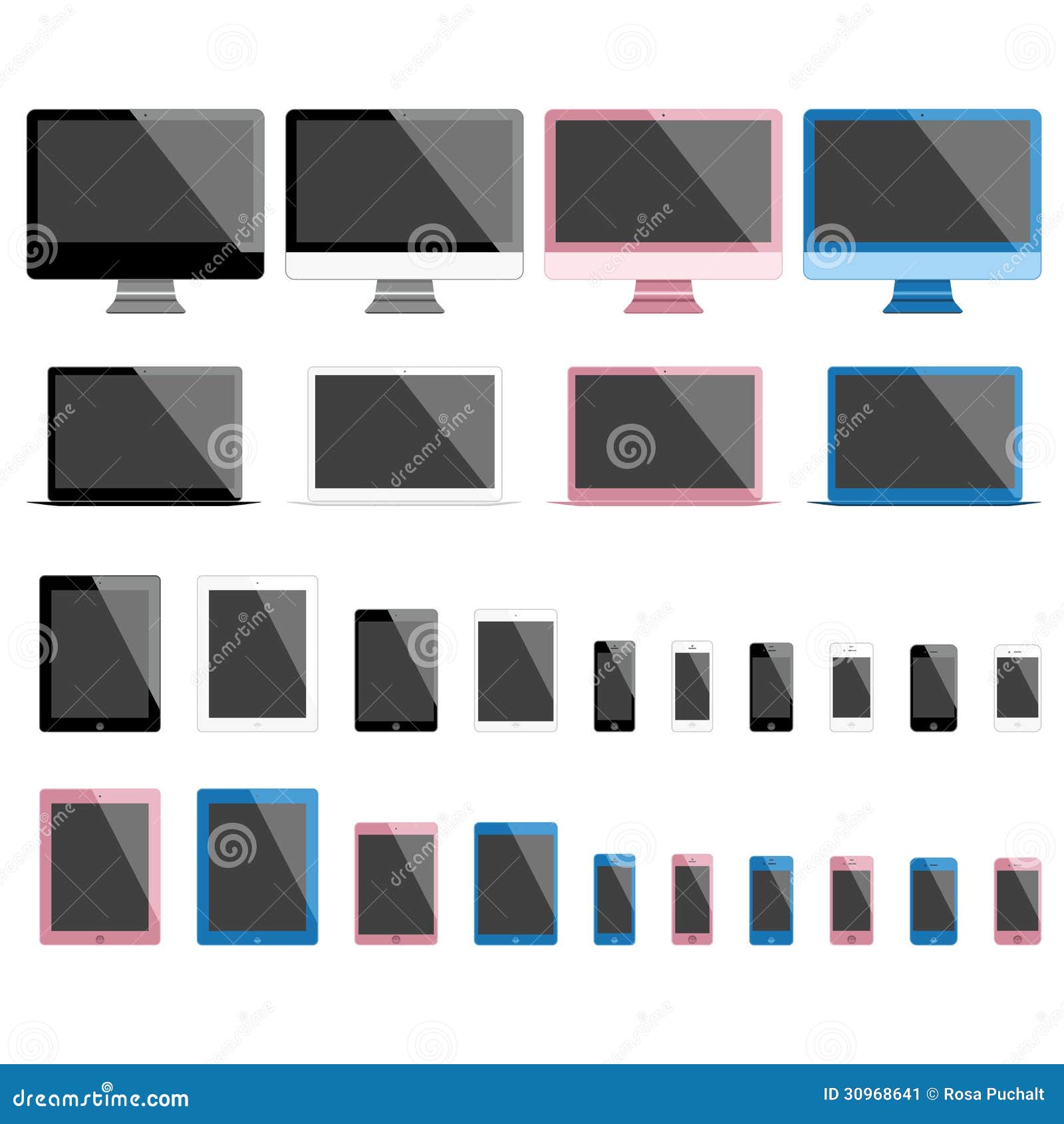All Screens Sizes Symbol Icon. Linear Vector Illustration From Modern ...