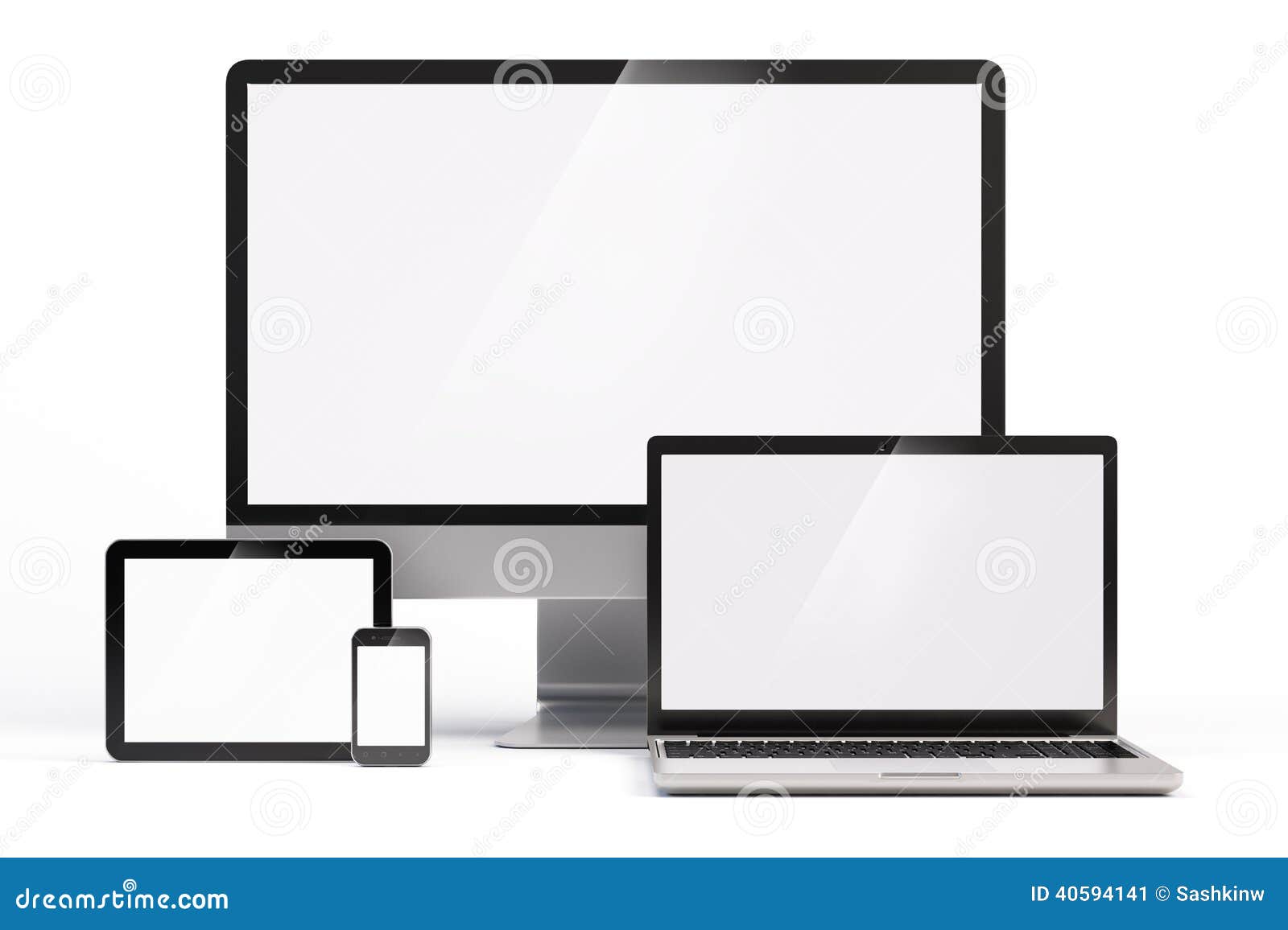 Mobile devices stock illustration. Illustration of information - 40594141