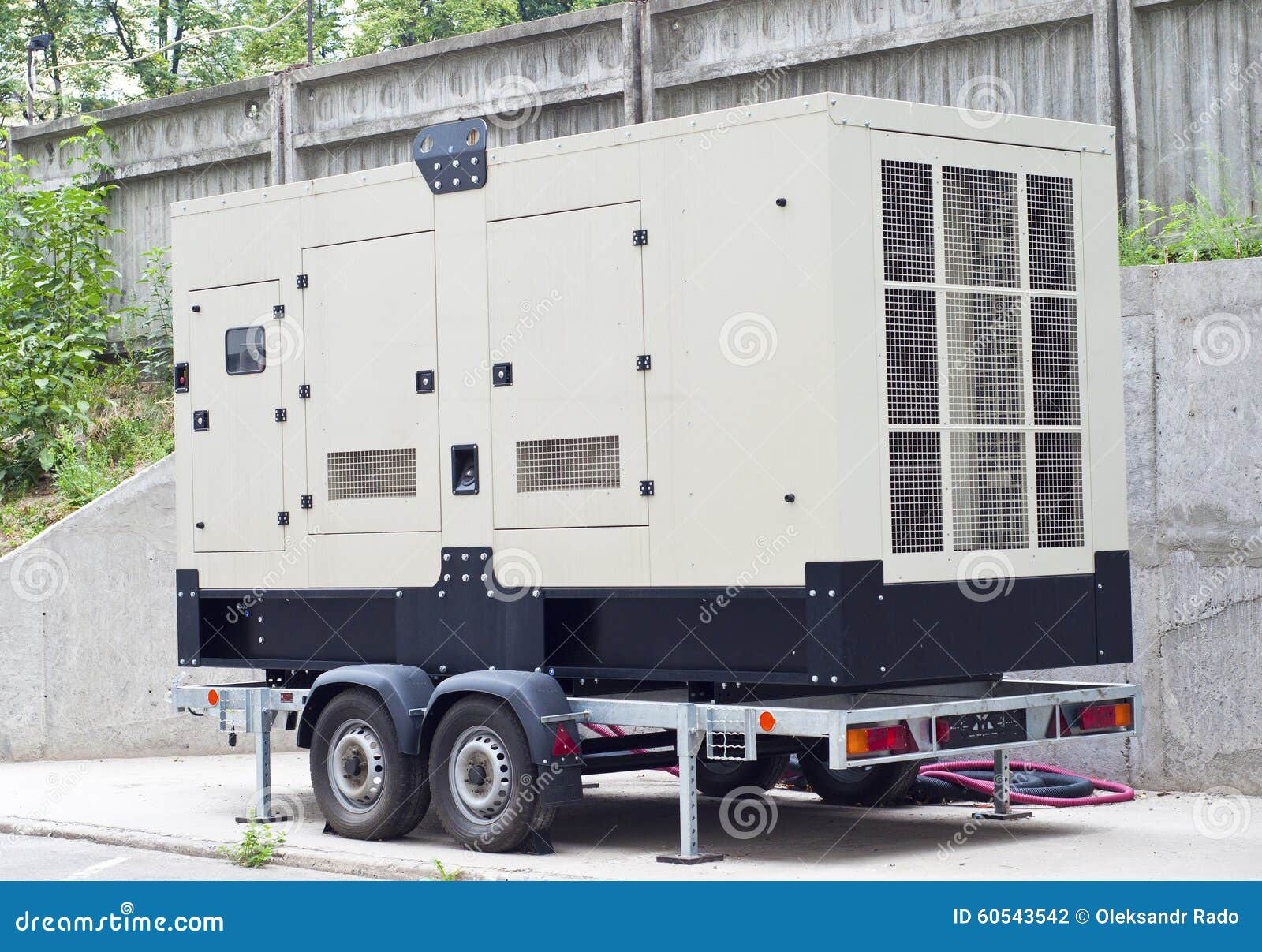 Big Backup Diesel Generator For Commercial Use. Stock Photography ...