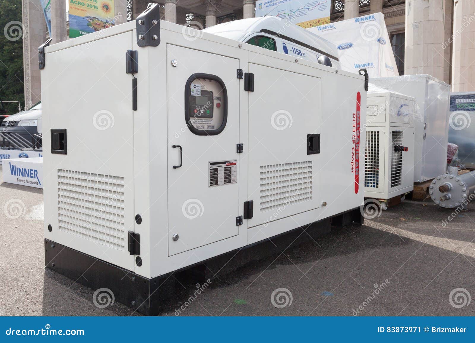 Mobile Diesel Generator for Emergency Electric Power. Editorial Photo ...