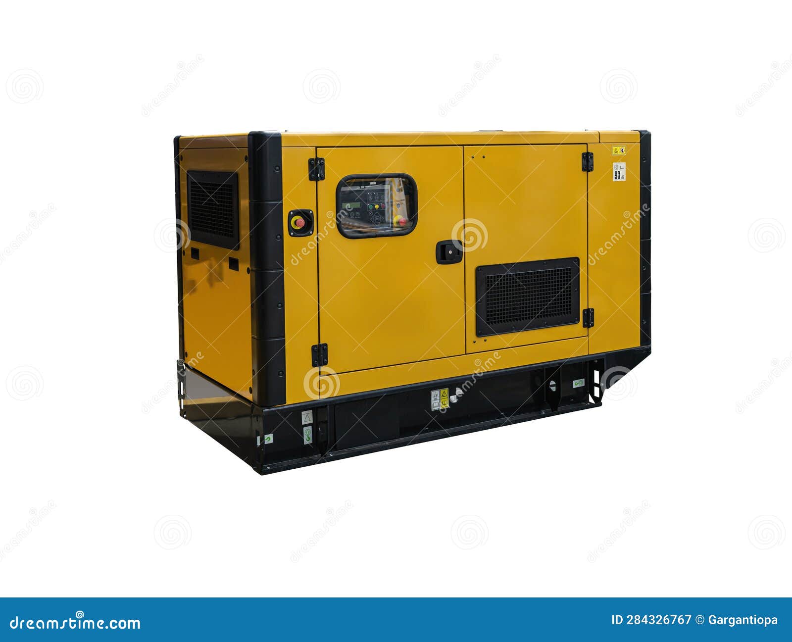 Yellow Colour Mobile Diesel Generator for Emergency Electric Power ...