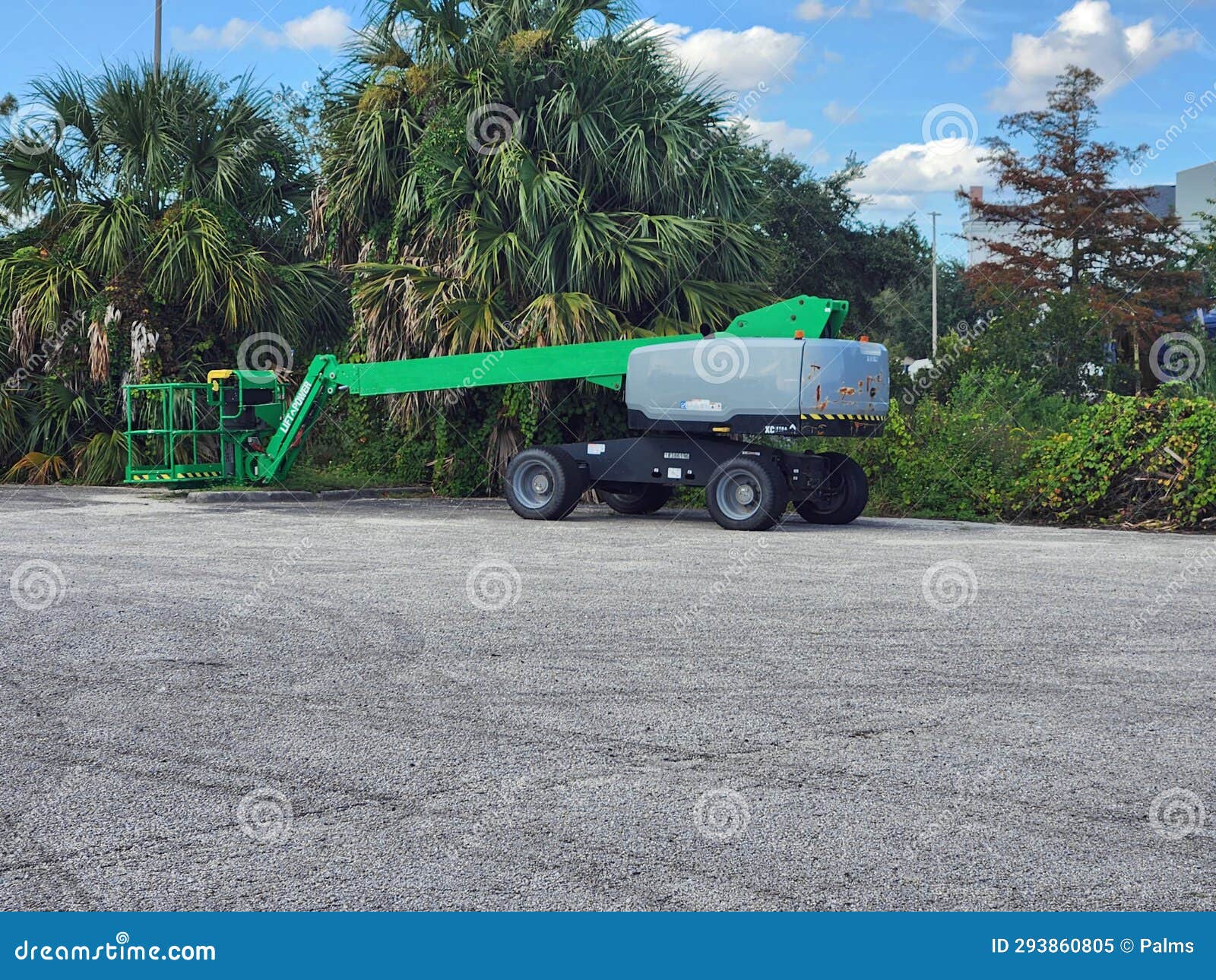 Mobile Elevating Work Platforms Vehicle Stock Image - Image of park ...
